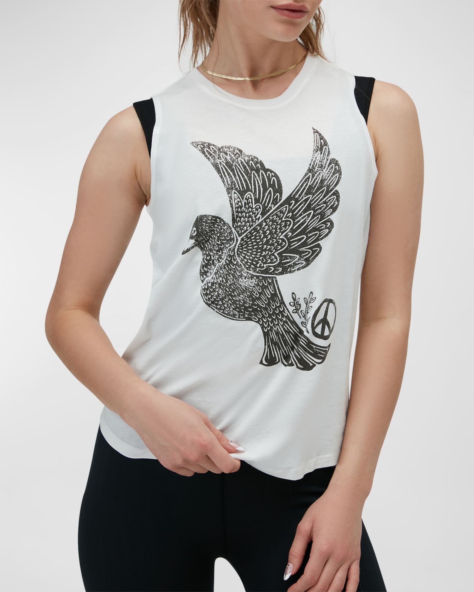 Spiritual Gangster Dove Muscle Tank | Neiman Marcus