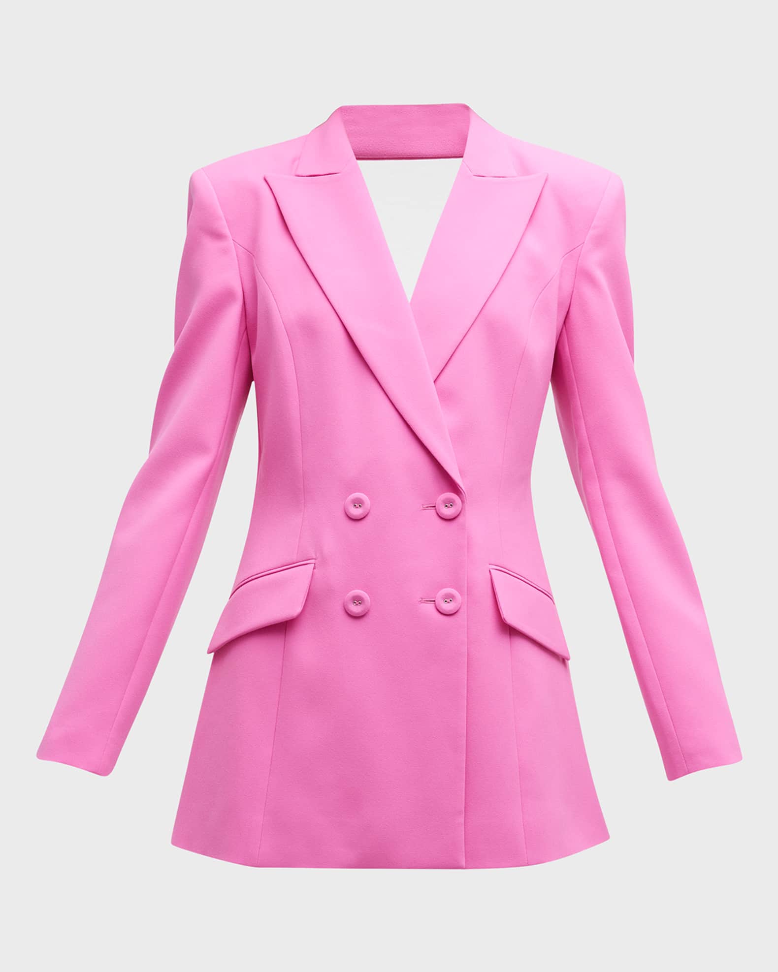 MONOT Backless Mini Blazer Jacket Dress | Neiman Marcus