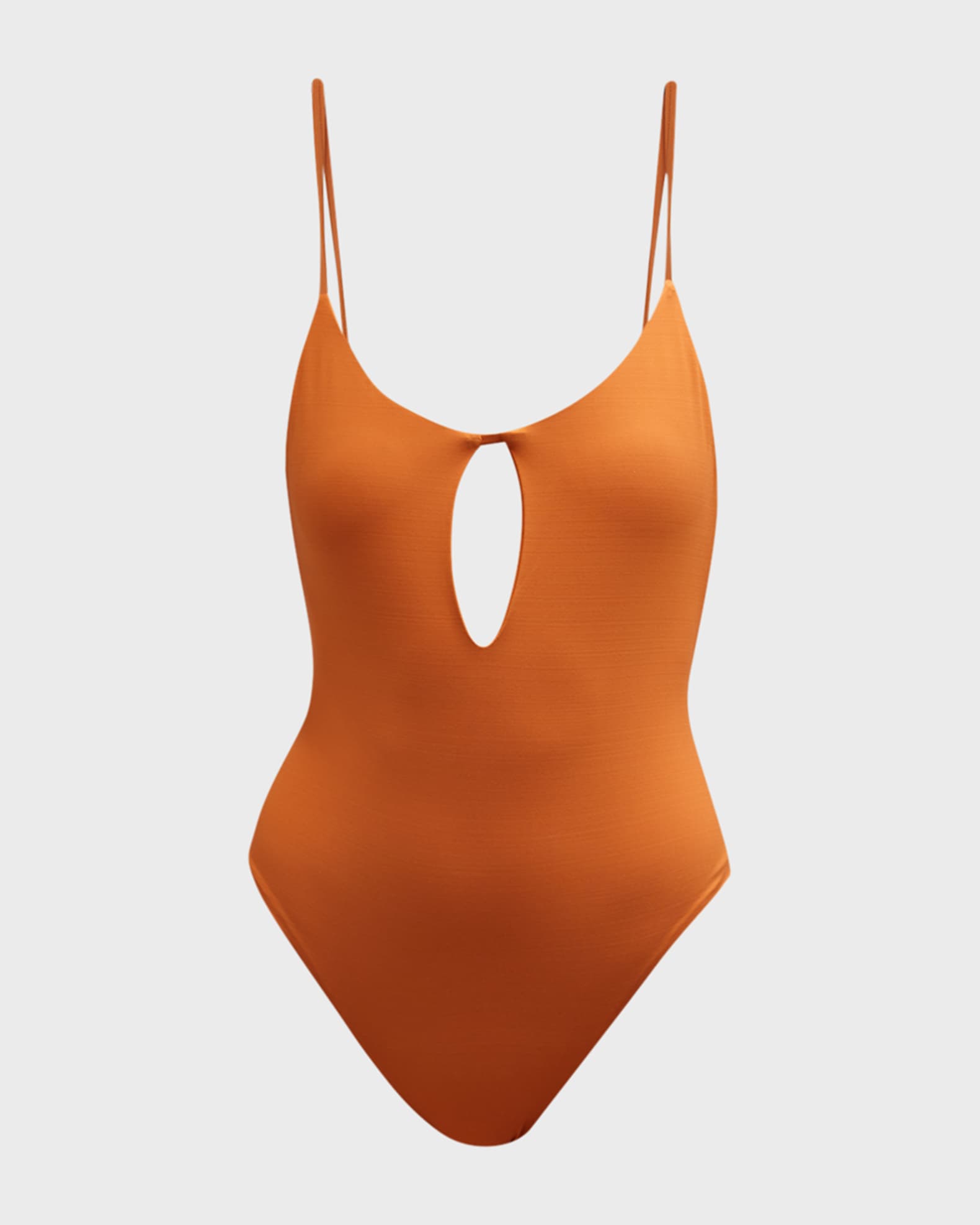 ANEMOS The Keyhole One-Piece Swimsuit | Neiman Marcus