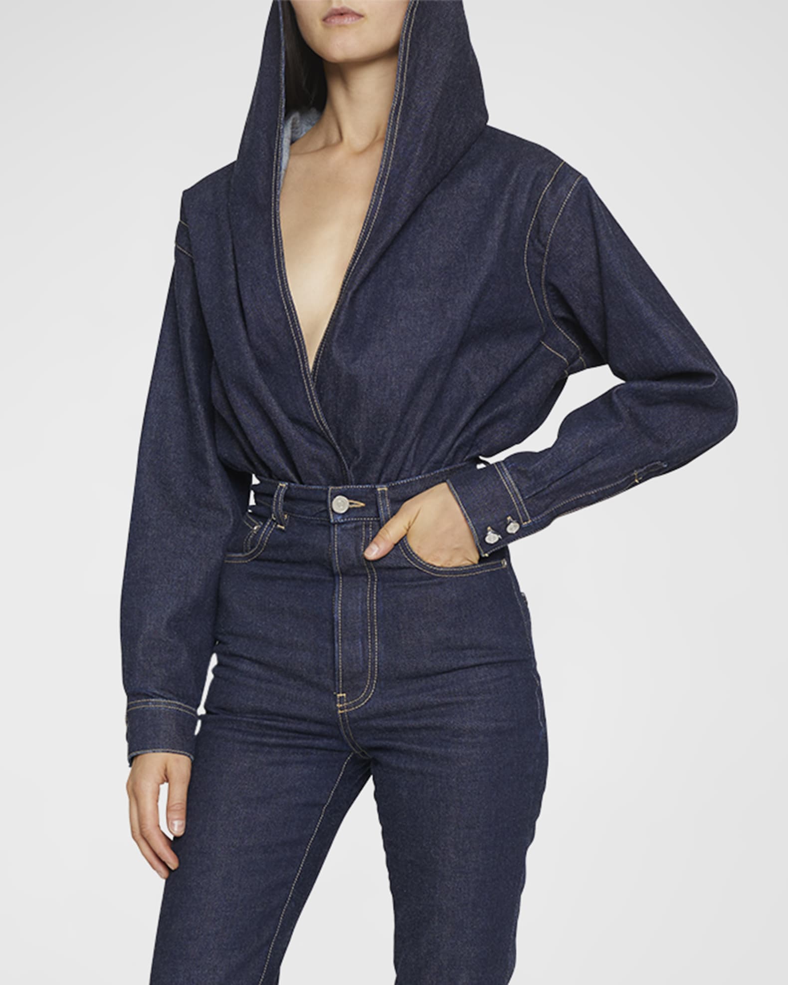 Hooded Denim Collection | Neiman Marcus