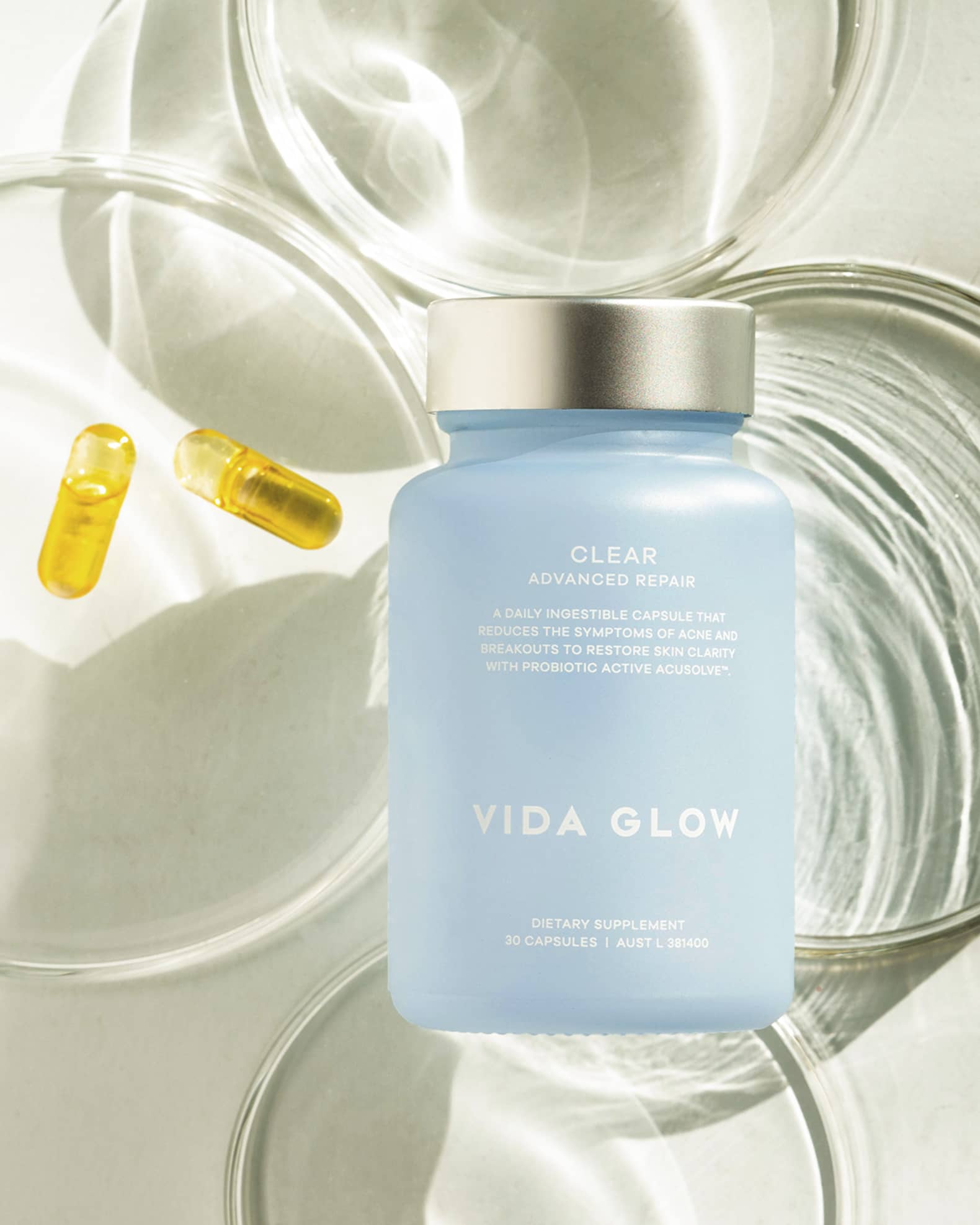 Vida Glow Clear Advanced Repair Dietary Supplement, 30 Count | Neiman ...