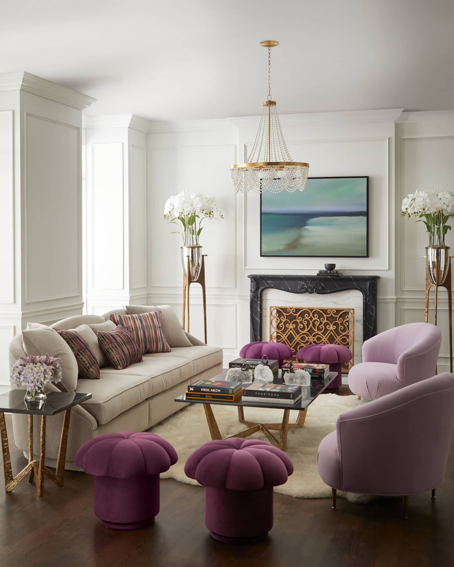 John-Richard Collection Calica Golden Cocktail Table | Neiman Marcus