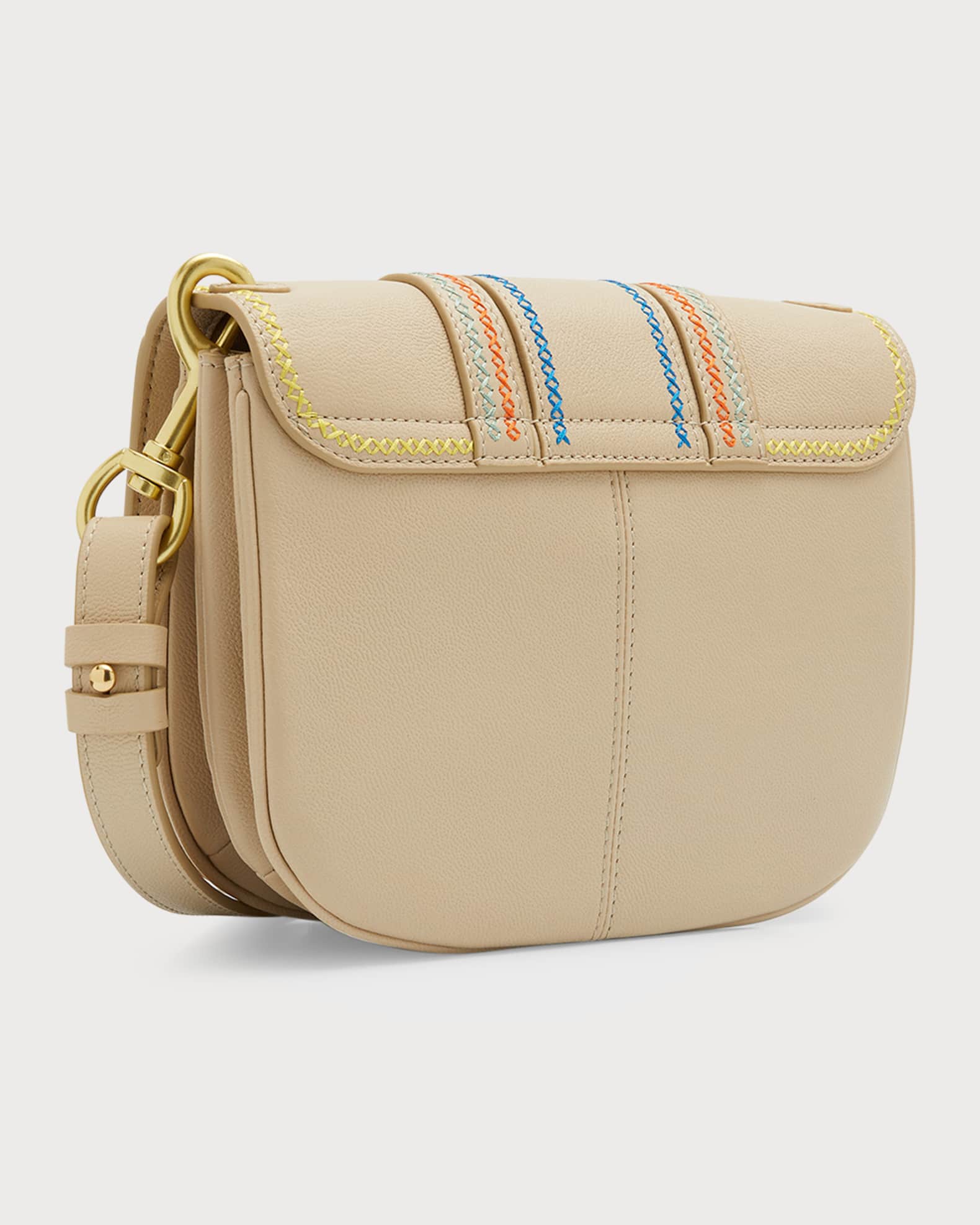 See by Chloe Hana Small Rainbow Leather Shoulder Bag | Neiman Marcus