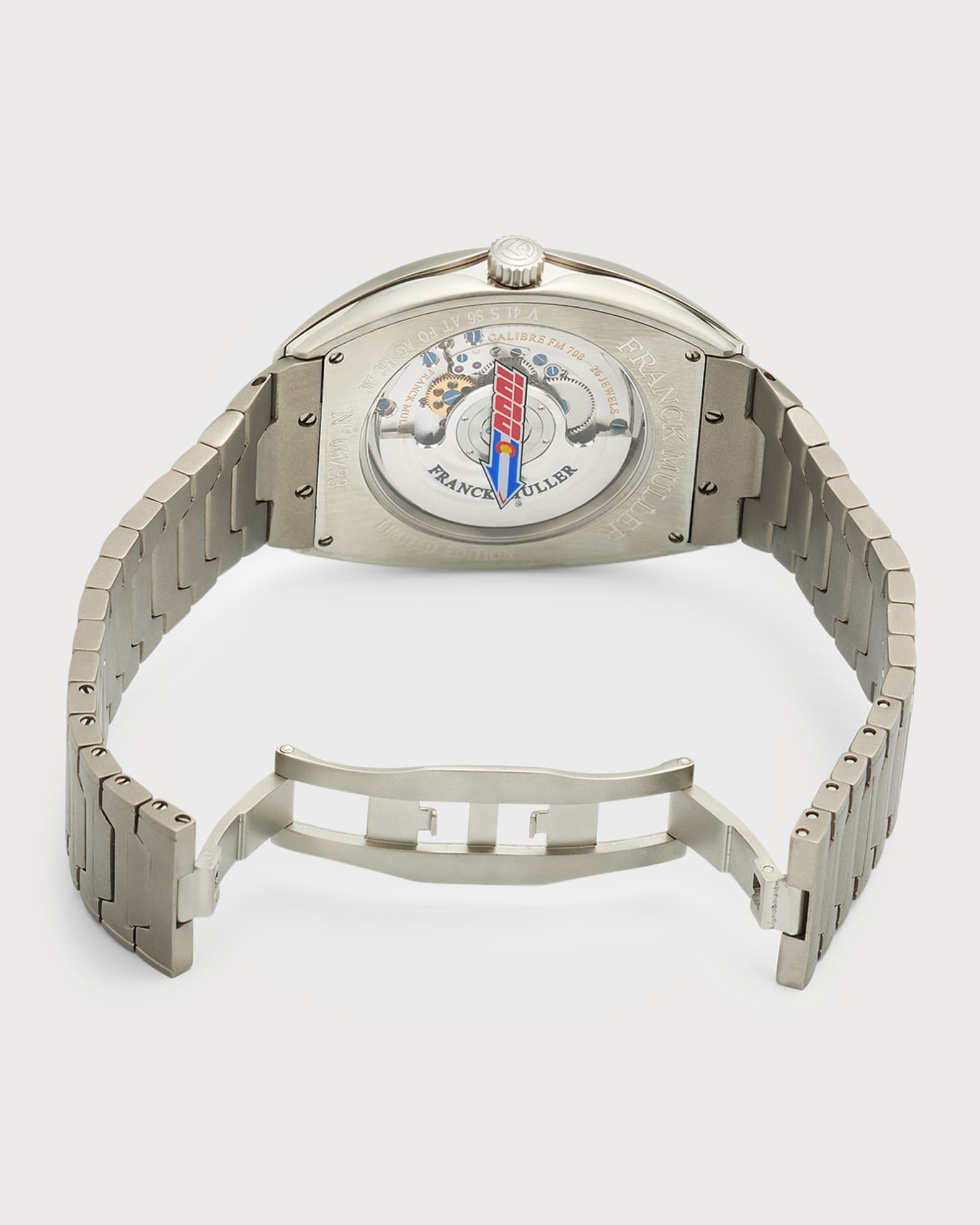 Franck Muller 41mm Vanguard Automatic Watch with Bracelet Strap ...