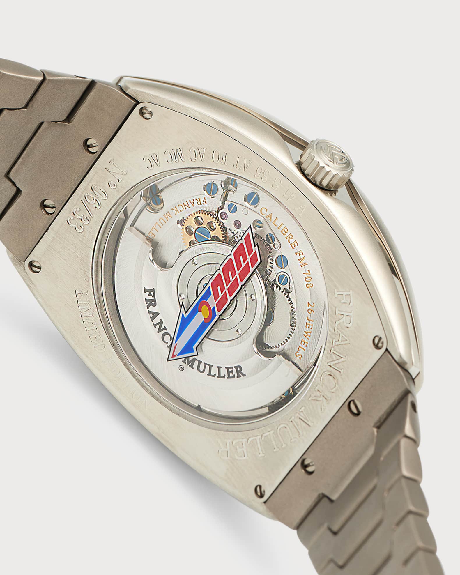 Franck Muller 41mm Vanguard Automatic Watch with Bracelet Strap ...