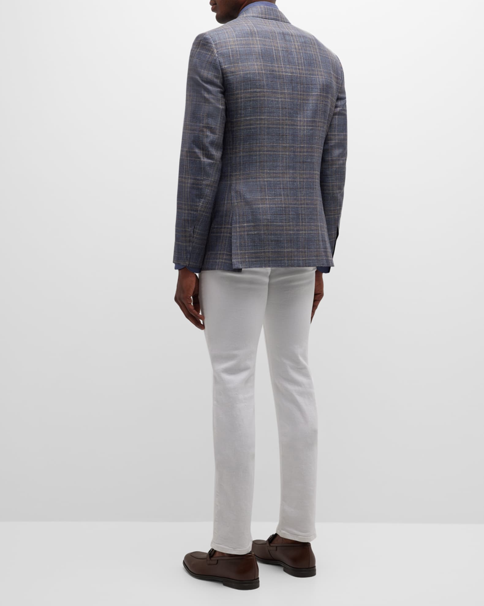 Canali Men's Plaid Sport Coat | Neiman Marcus