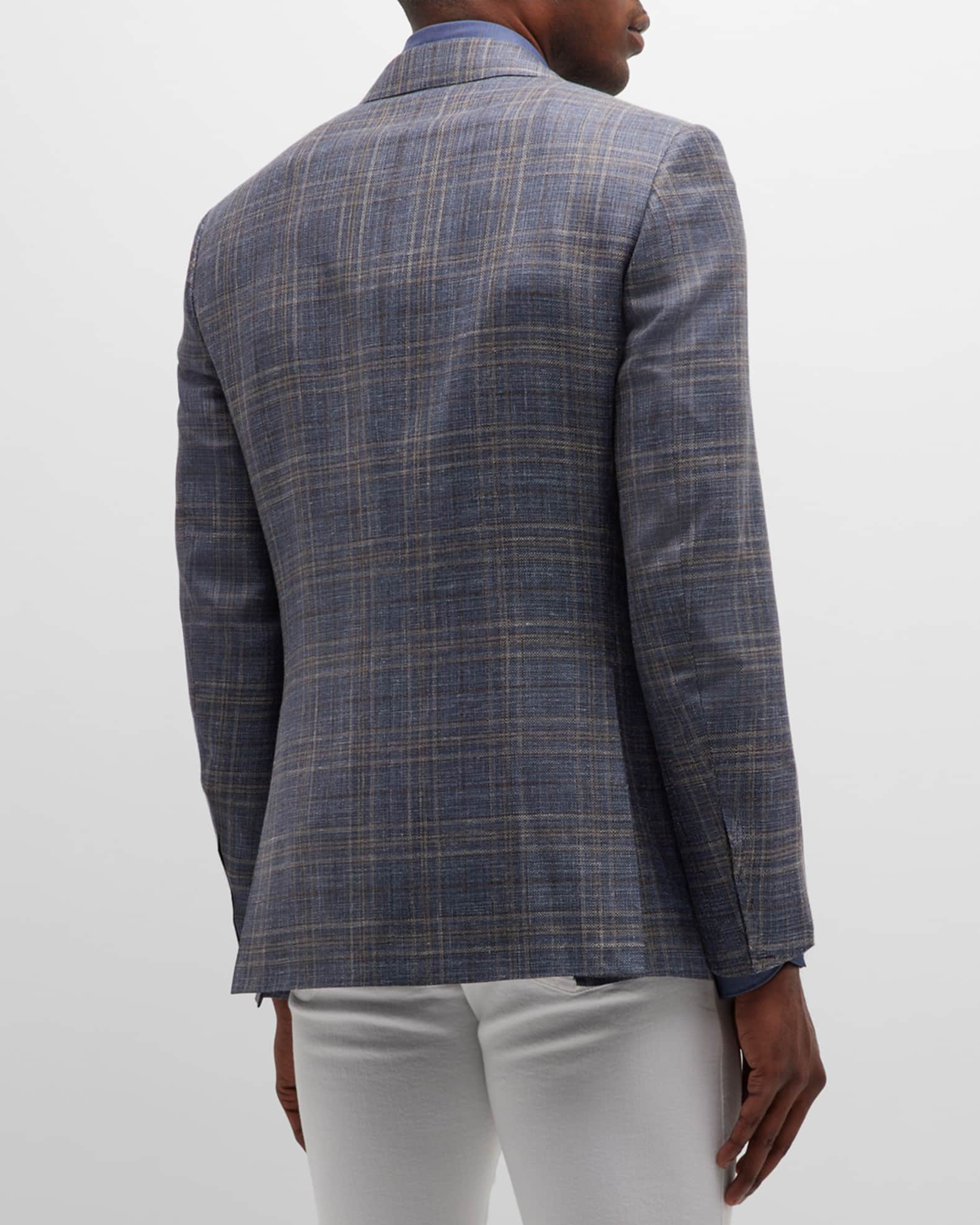 Canali Men's Plaid Sport Coat | Neiman Marcus