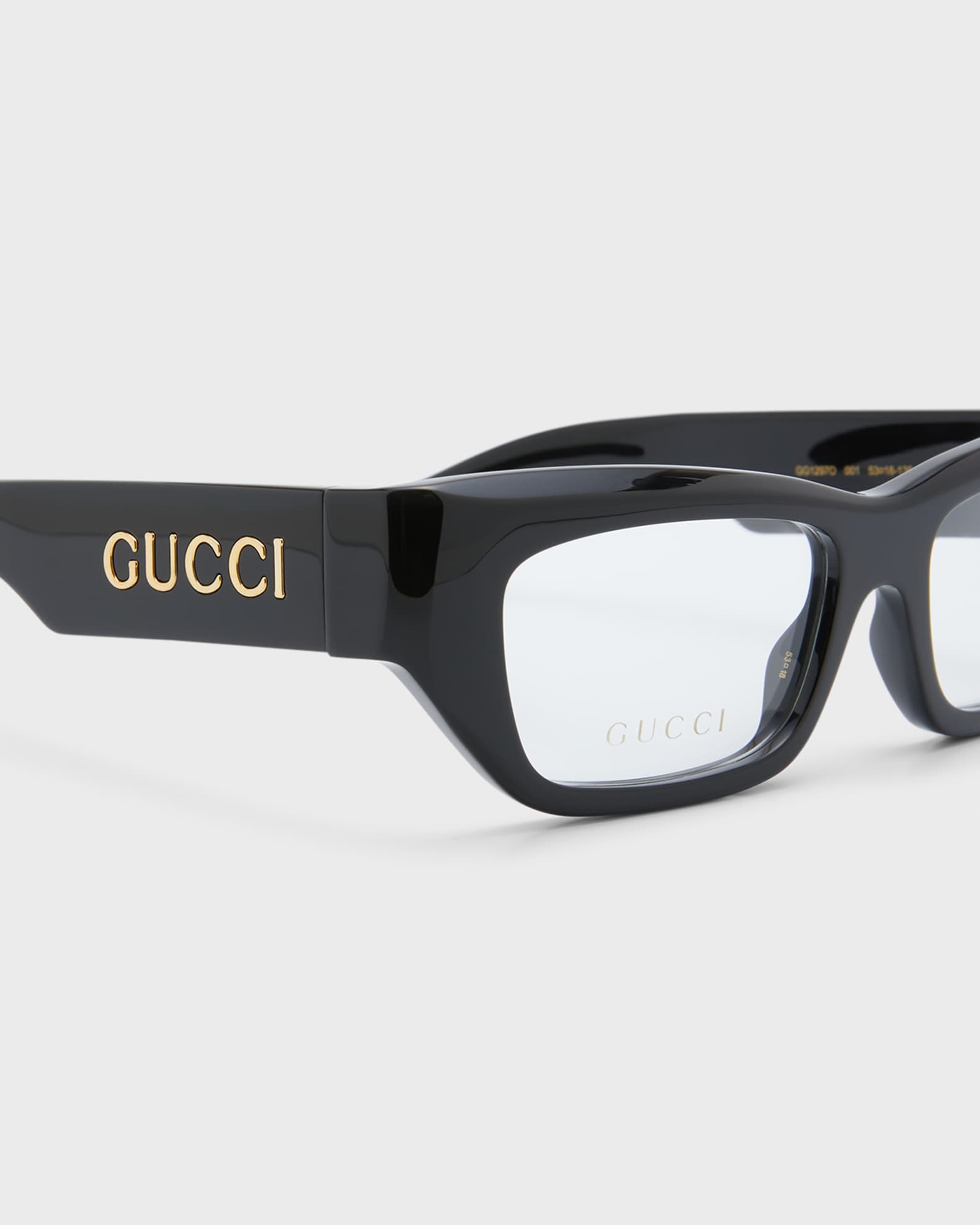 Gucci Men's Acetate Rectangle Optical Glasses | Neiman Marcus