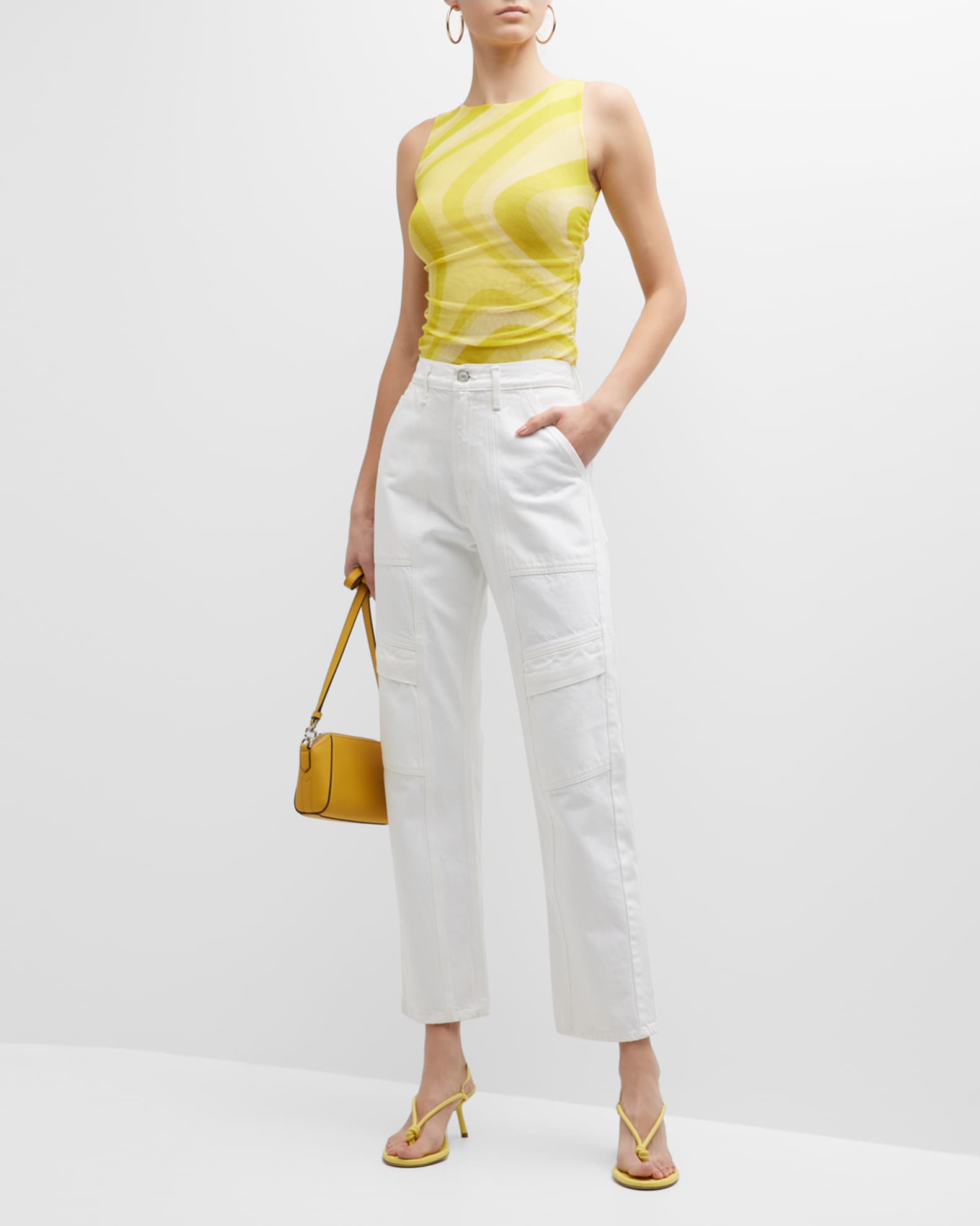 AGOLDE Cooper Relaxed Straight Cargo Jeans | Neiman Marcus