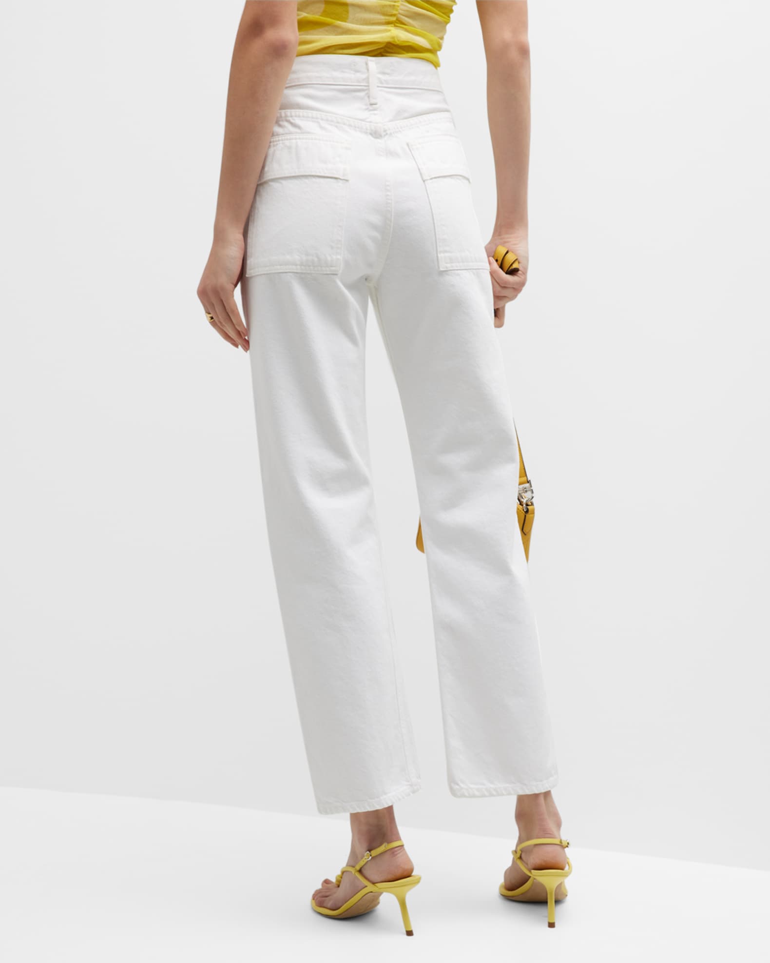 AGOLDE Cooper Relaxed Straight Cargo Jeans | Neiman Marcus