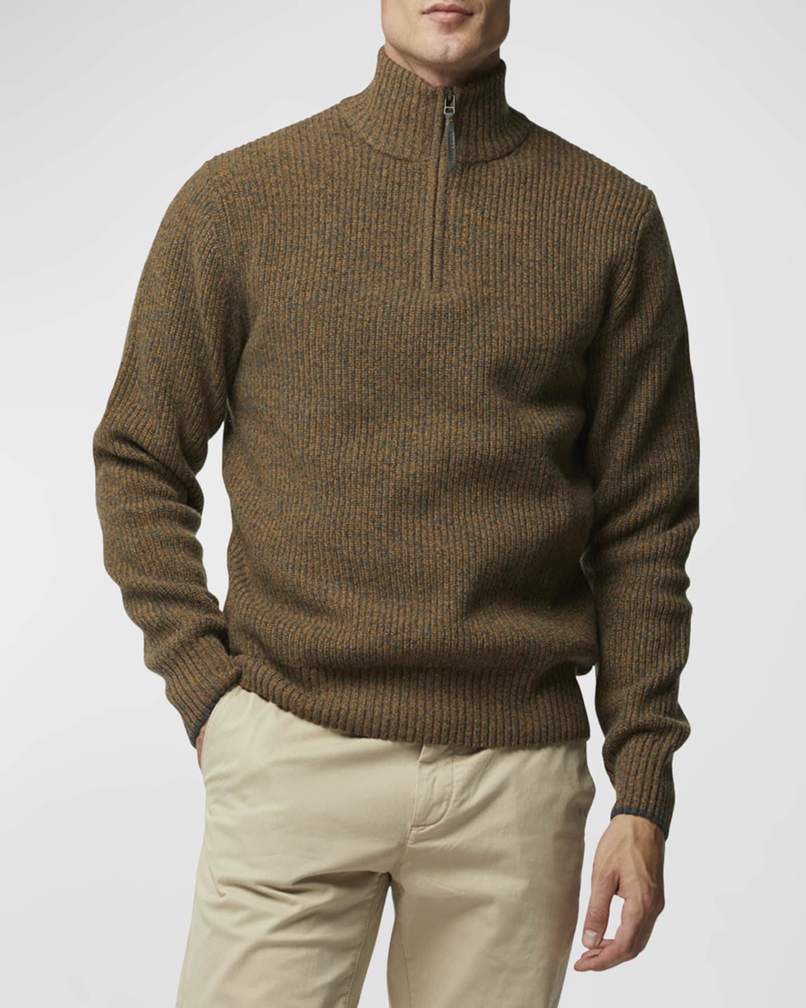Rodd & Gunn Men's Robbies Road Quarter-Zip Sweater | Neiman Marcus