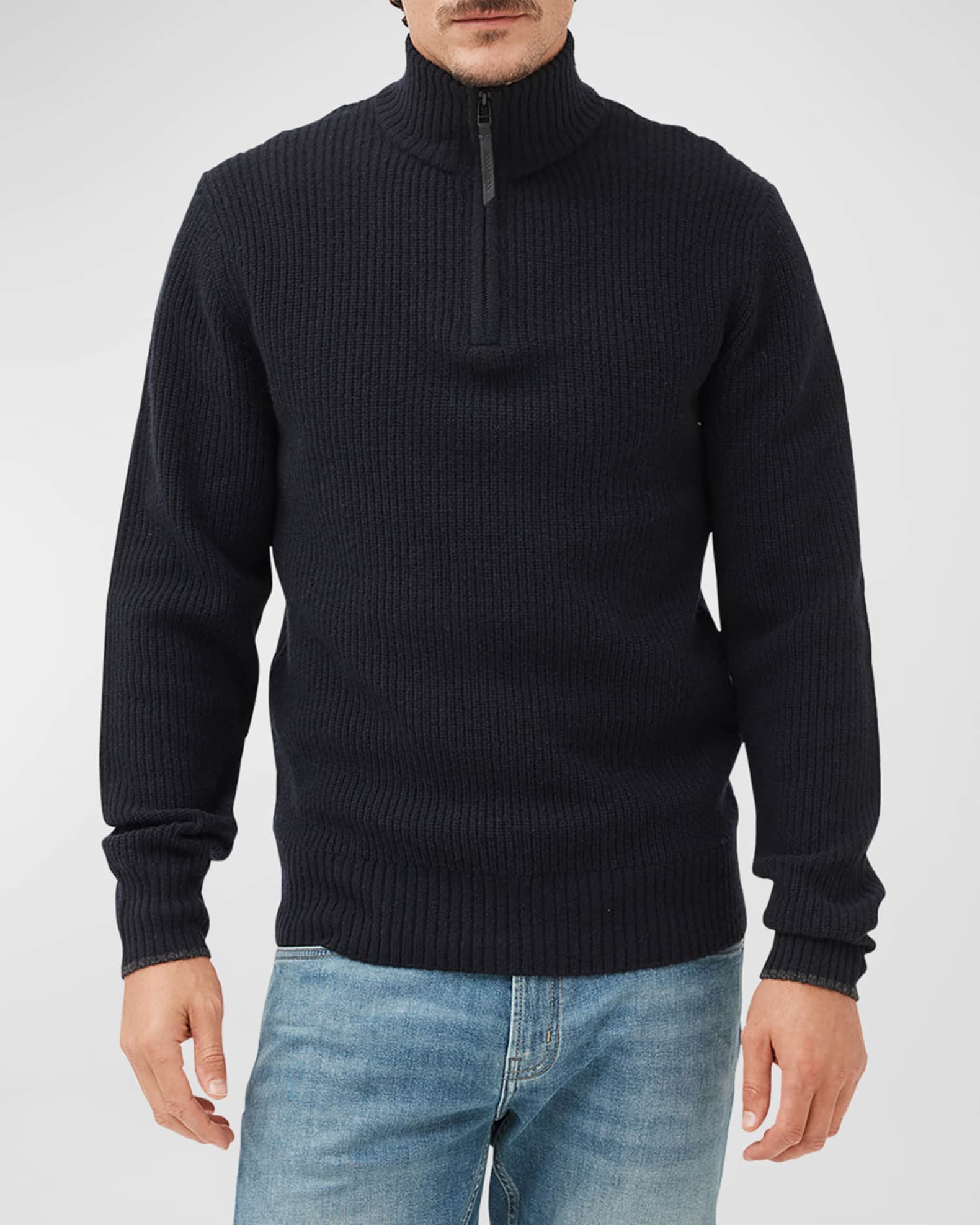 Rodd & Gunn Men's Robbies Road Quarter-Zip Sweater | Neiman Marcus