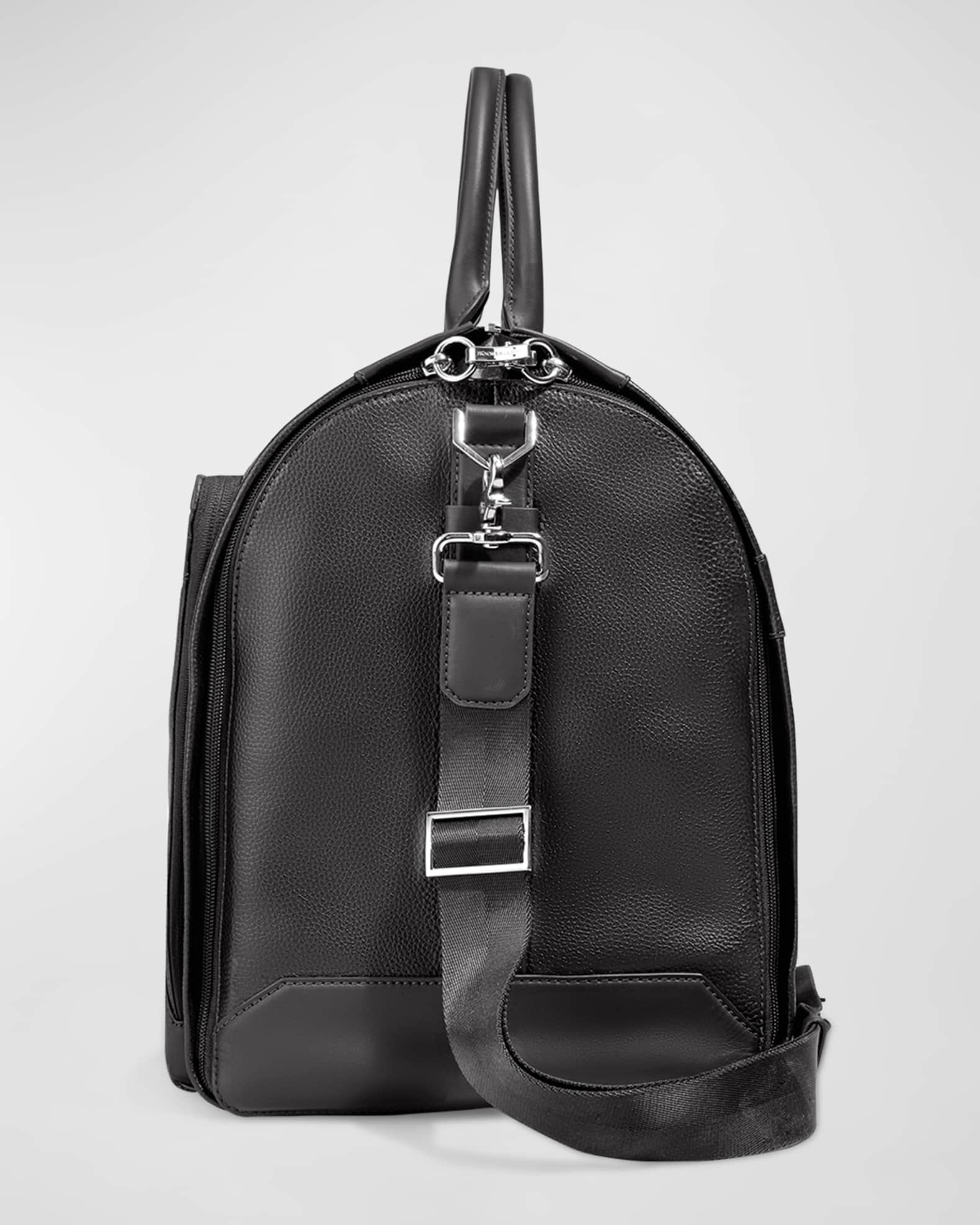 hook + Albert Men's Garment Weekender Leather Duffel Bag | Neiman Marcus