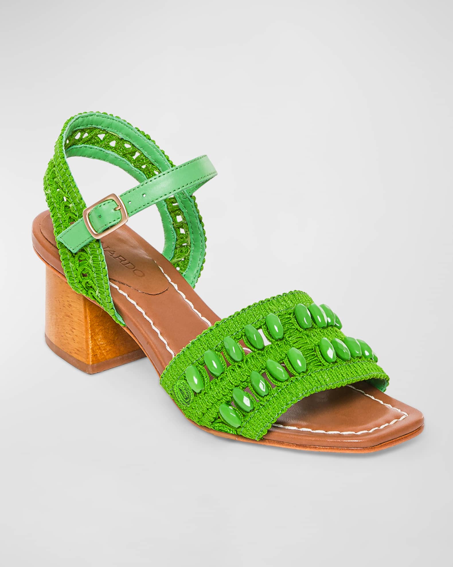 Bernardo Belize Beaded Sandals | Neiman Marcus