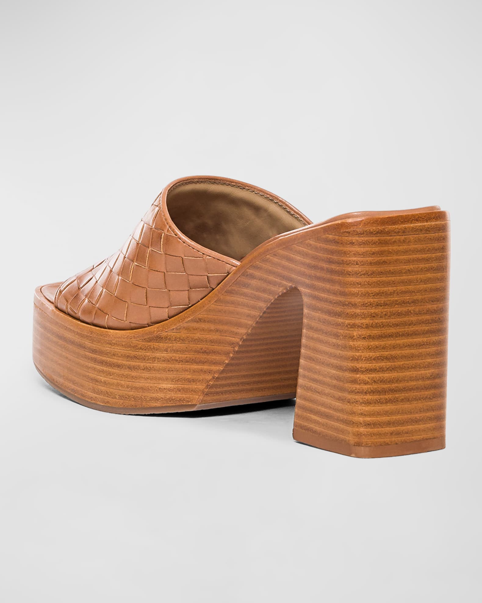 Bernardo Kenny Woven Platform Mule Sandals | Neiman Marcus