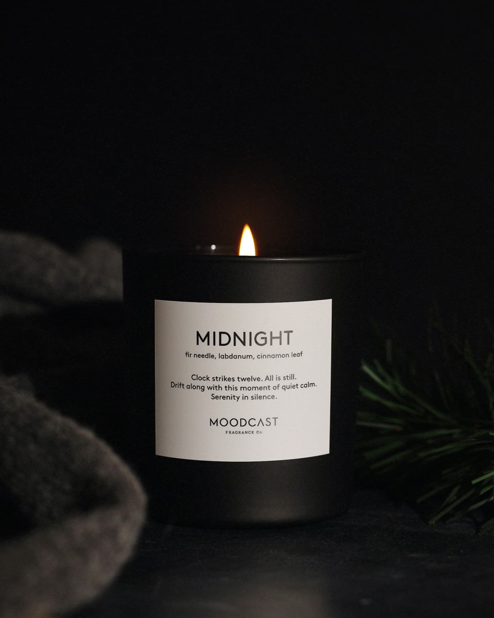 Moodcast Fragrance Co. Midnight Candle, 8 oz. | Neiman Marcus