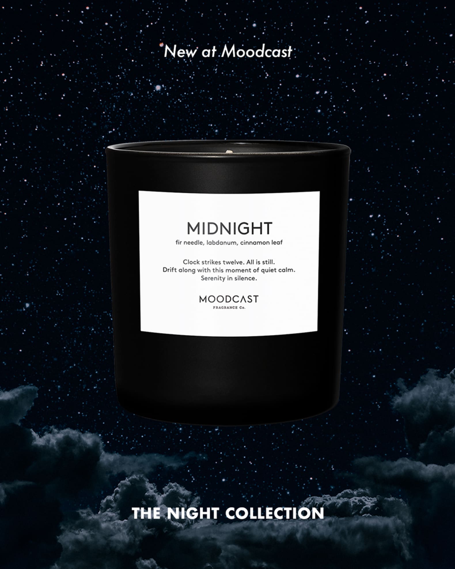 Moodcast Fragrance Co. Midnight Candle, 8 oz. | Neiman Marcus