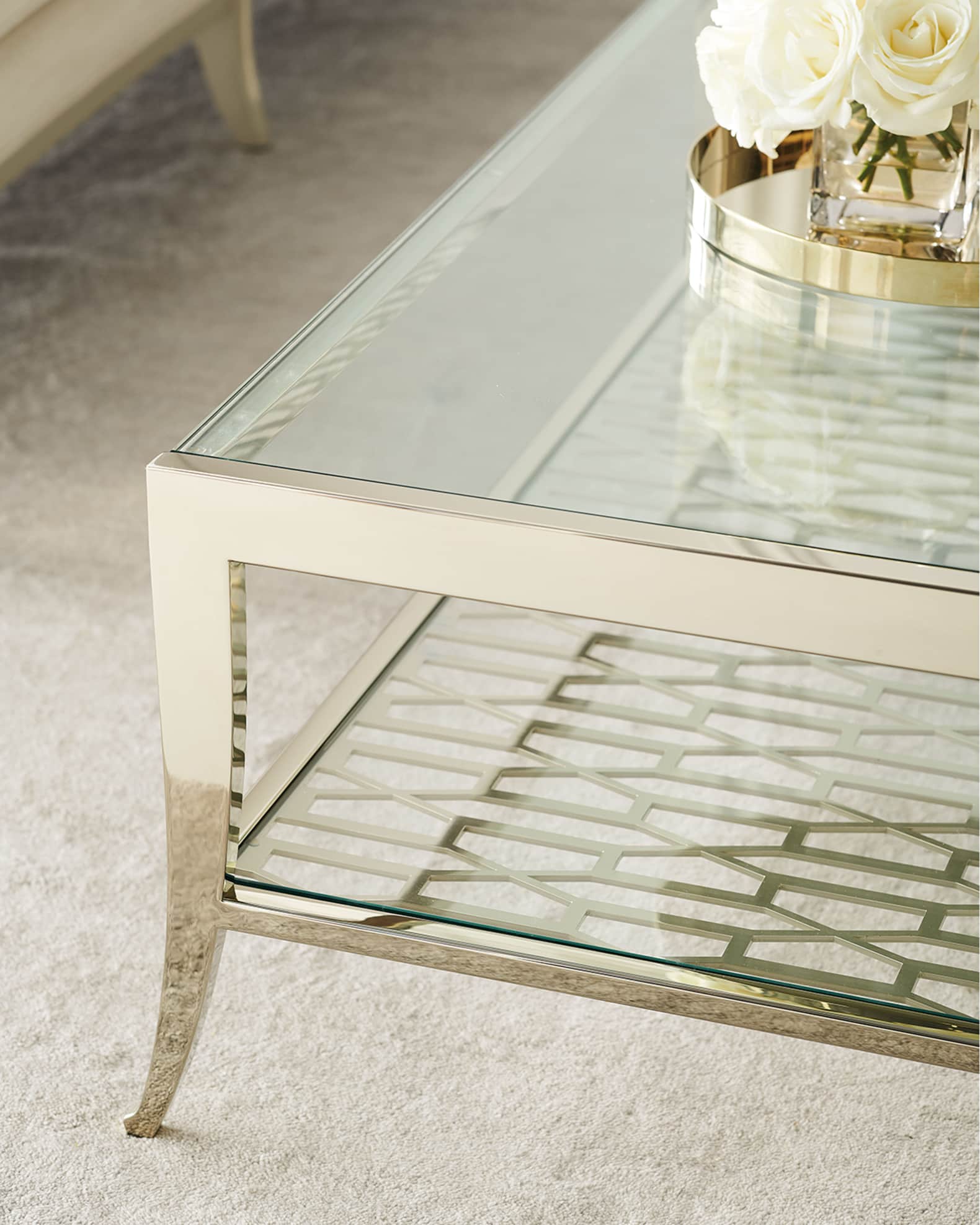 Caracole Pattern Recognition Cocktail Table | Neiman Marcus