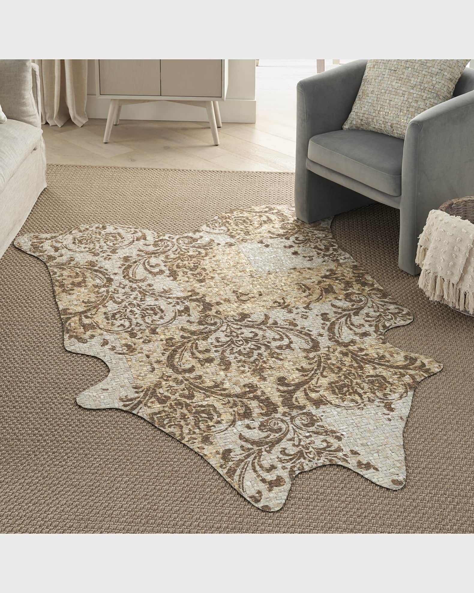 Nourison Juni Hair on Hide Rug, 5' X 7' | Neiman Marcus
