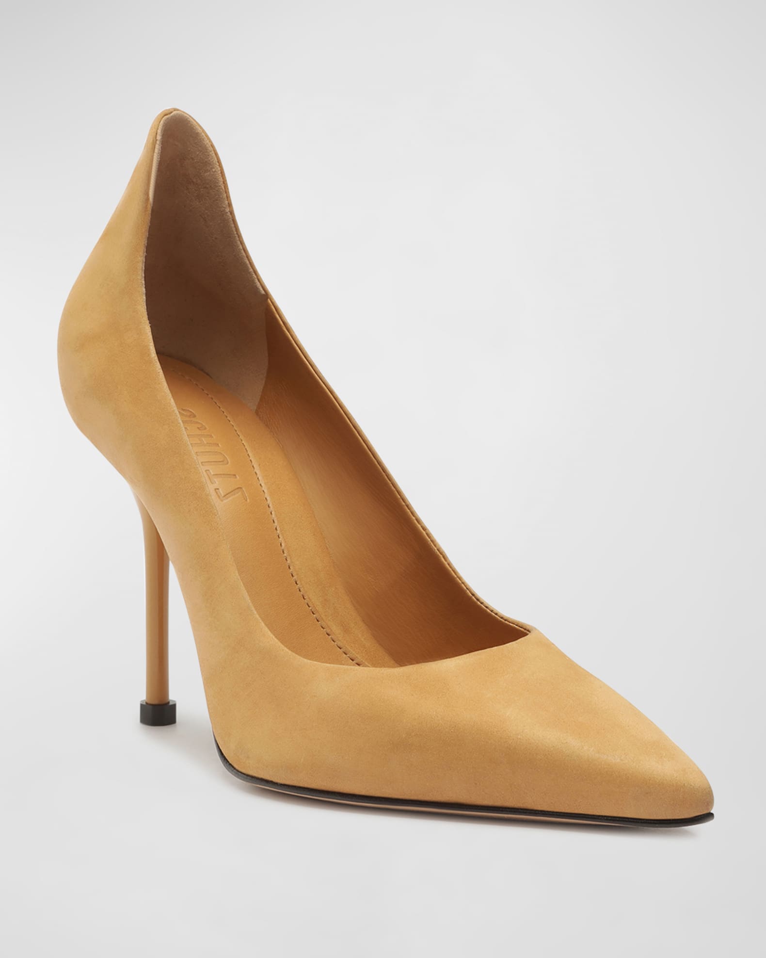 Schutz Amal Suede Stiletto Pumps | Neiman Marcus