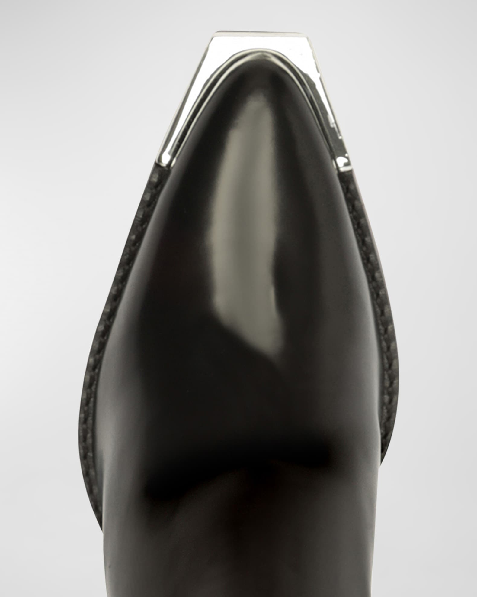 Schutz Springsteen Leather Chelsea Western Booties | Neiman Marcus