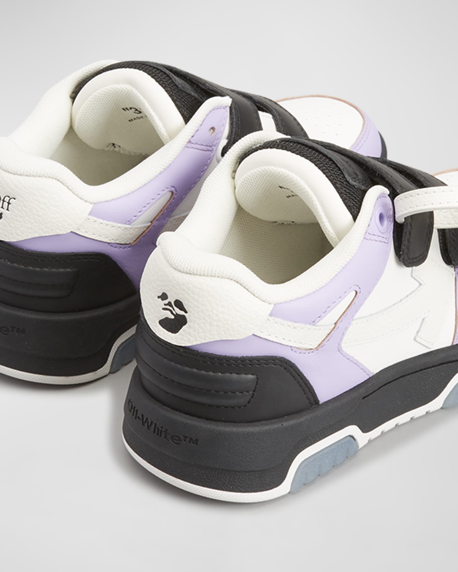Off-White Kid's Out Of Office Straps Sneakers, Toddler/Kids | Neiman Marcus
