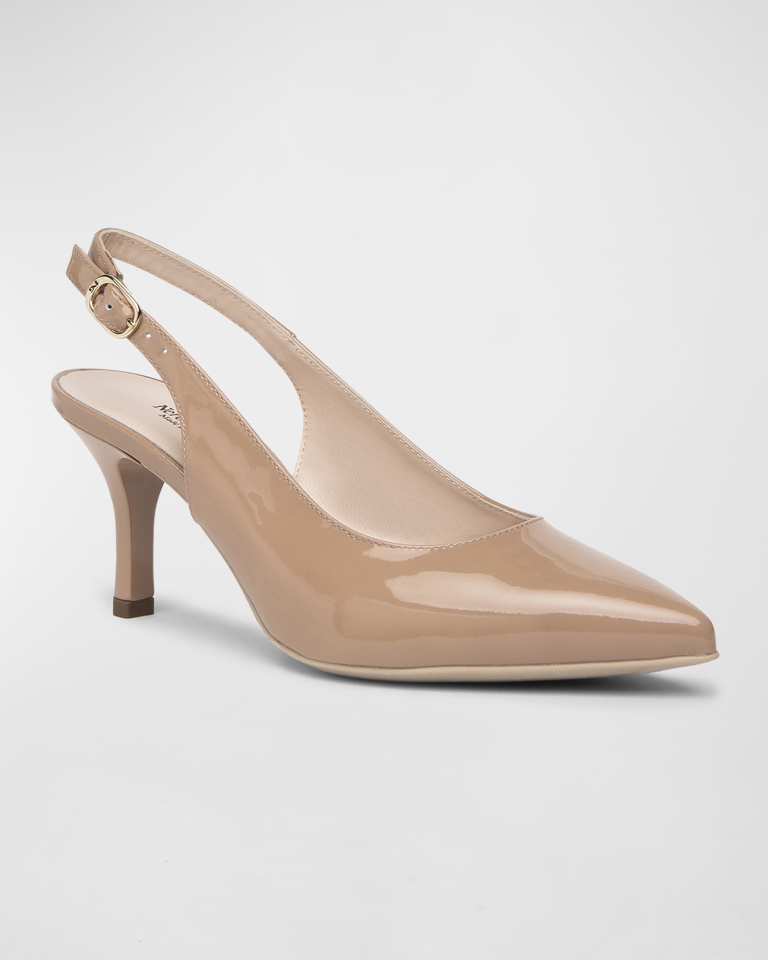 NeroGiardini Patent Leather Slingback Pumps | Neiman Marcus