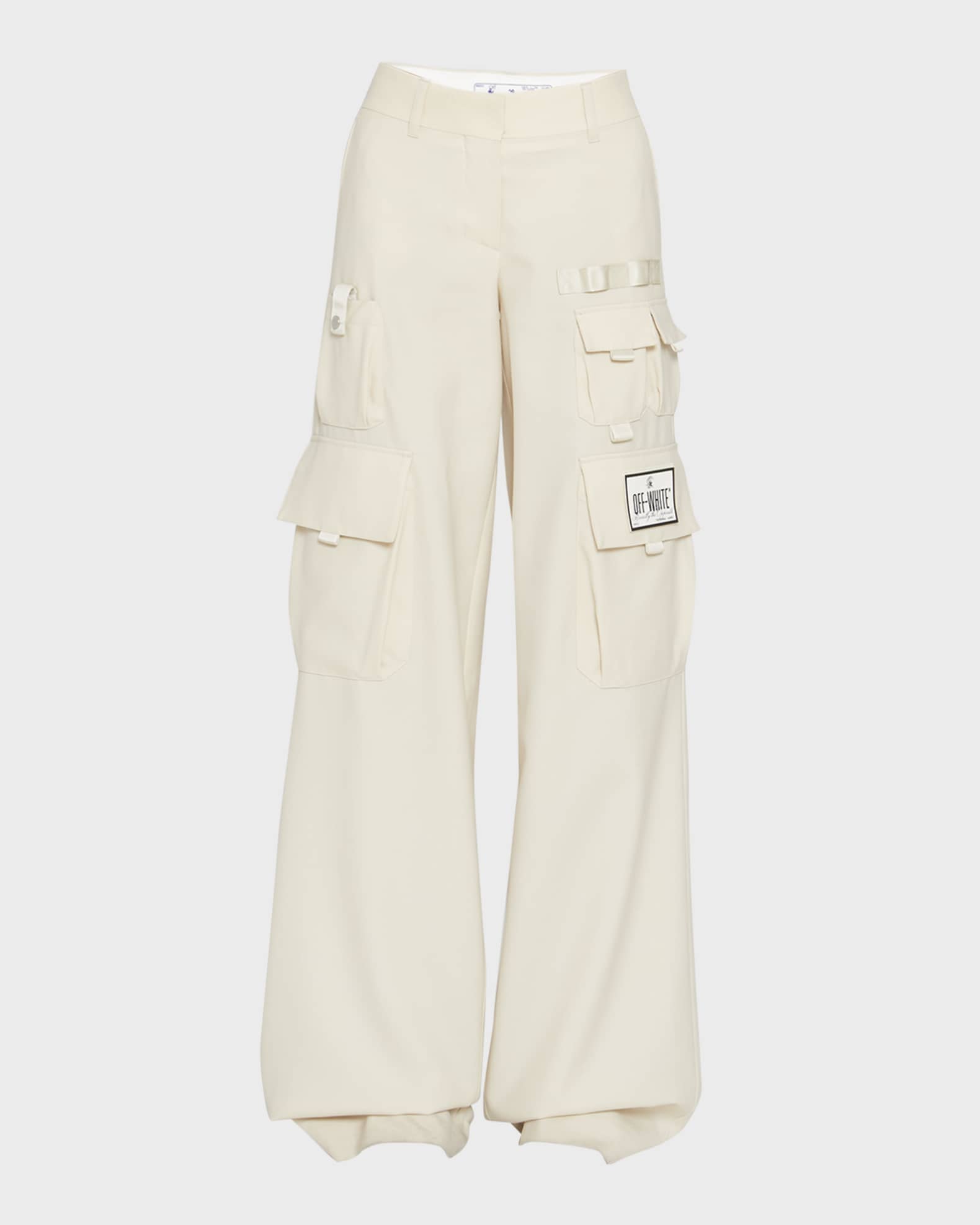 Off-White Toy Box Wide-Leg Cargo Pants | Neiman Marcus
