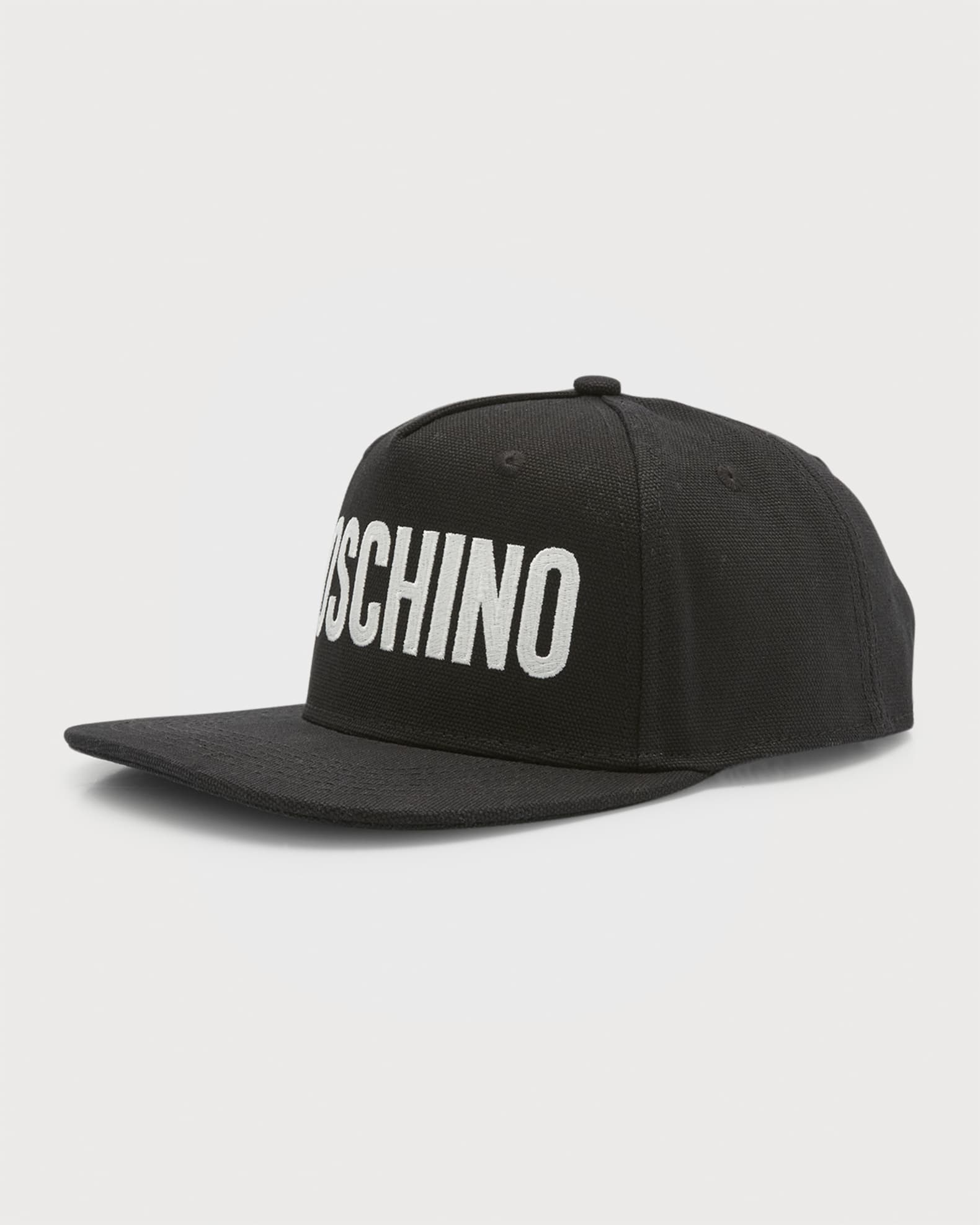Moschino Men's Cappello Flat Brim Logo Baseball Cap | Neiman Marcus