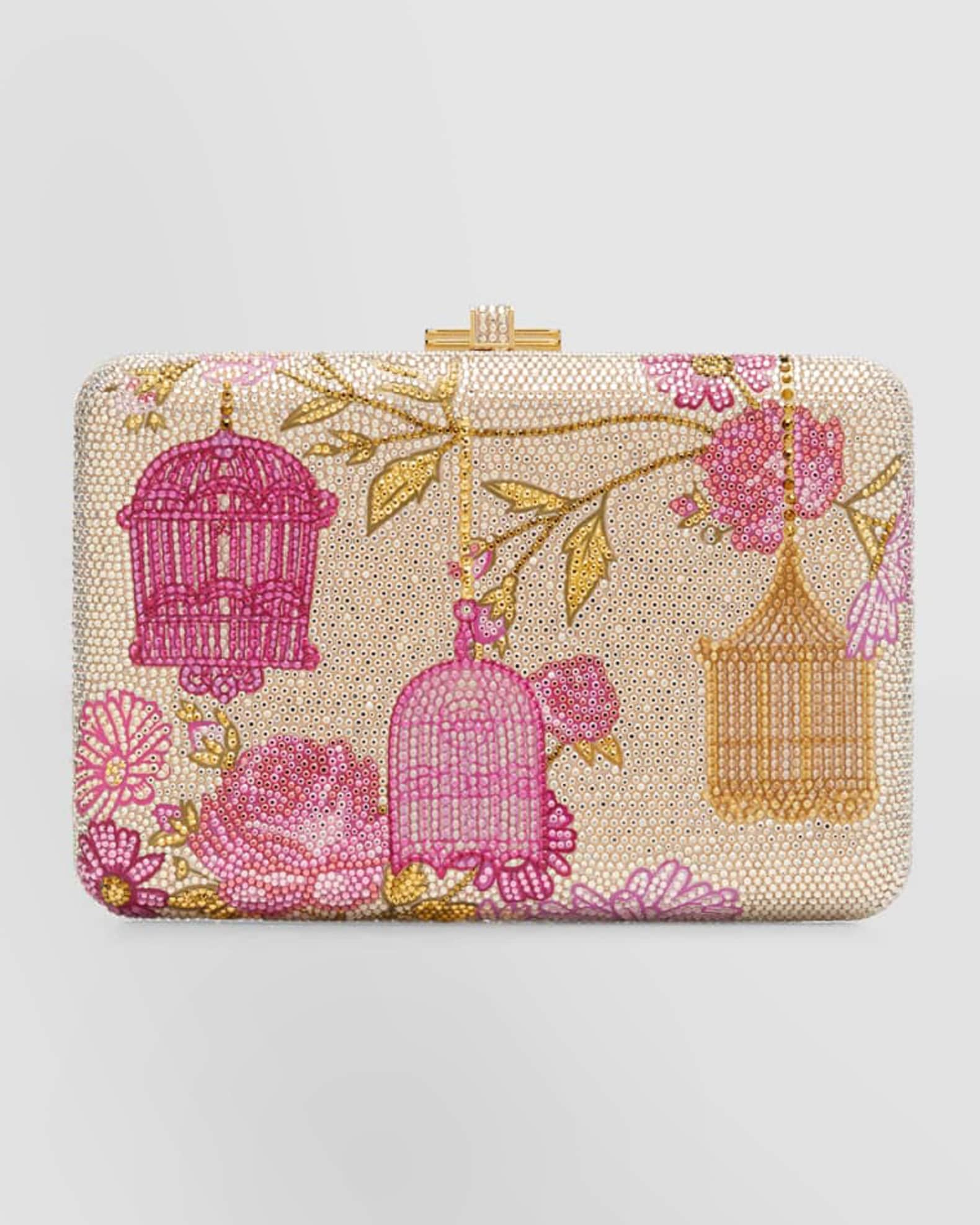 Judith Leiber Couture Botanica Slim Slide Clutch Bag | Neiman Marcus