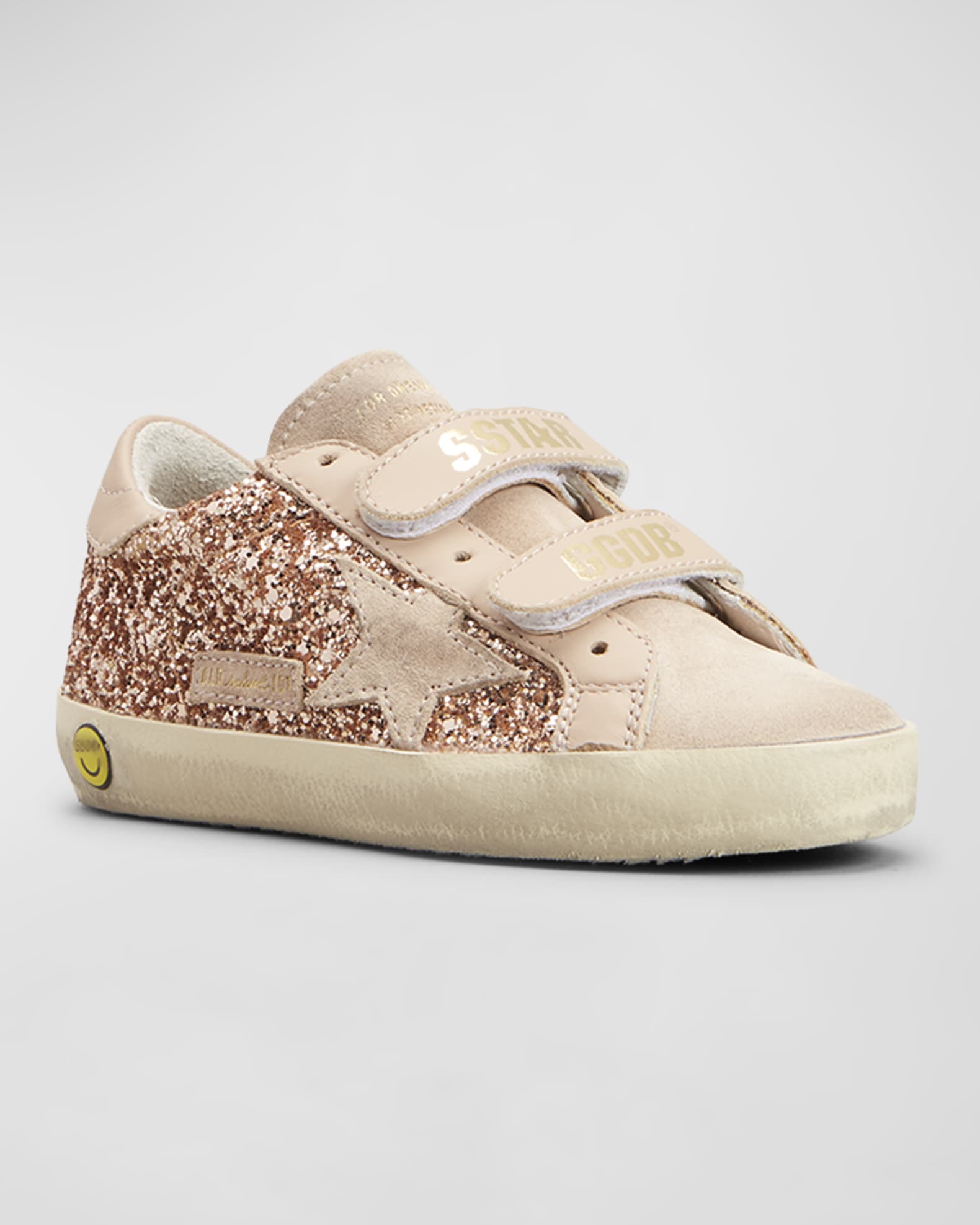 Golden Goose Girl's Old School Glitter Low-Top Sneakers, Baby/Toddler ...