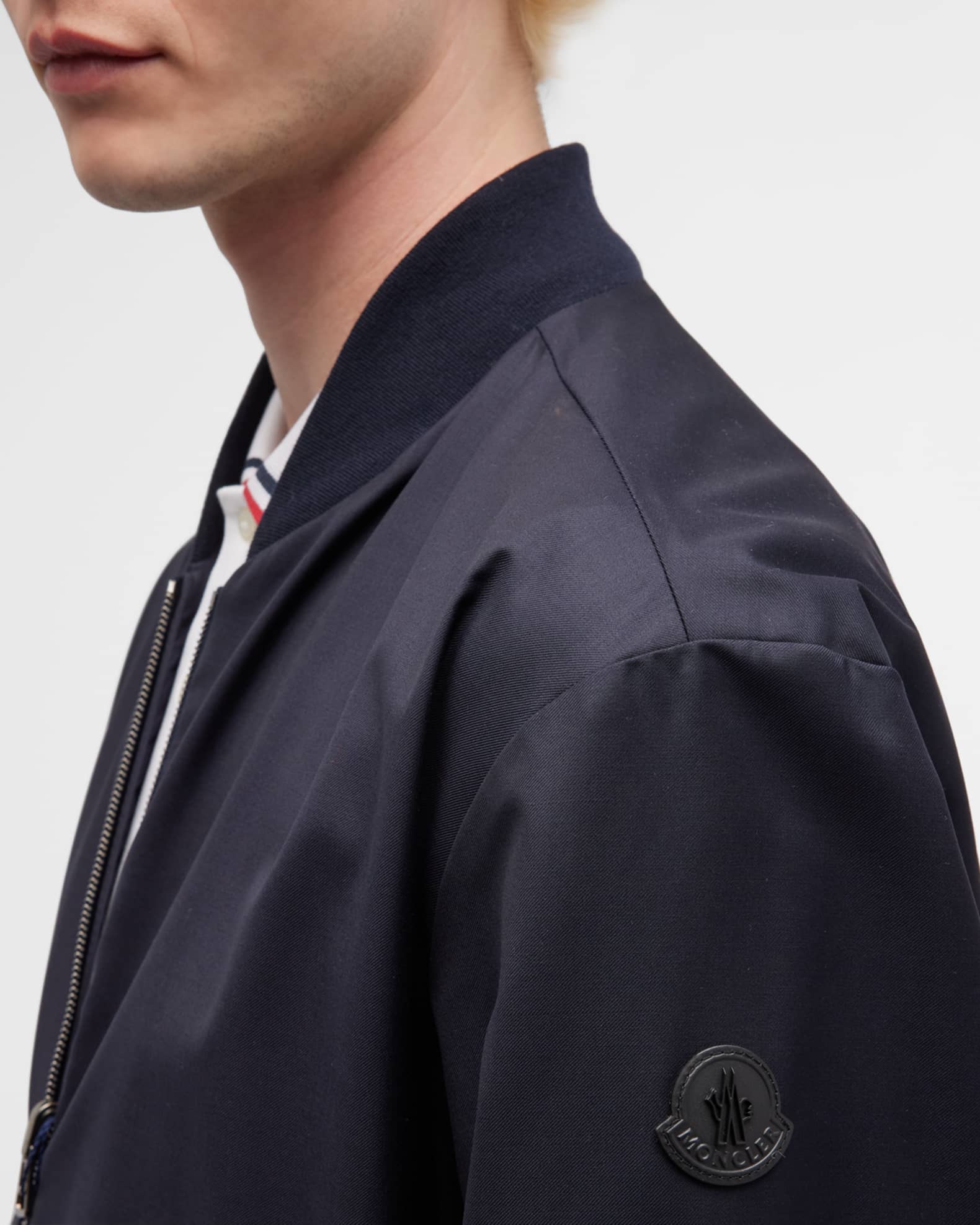 Moncler Men's Barn Bomber Jacket | Neiman Marcus