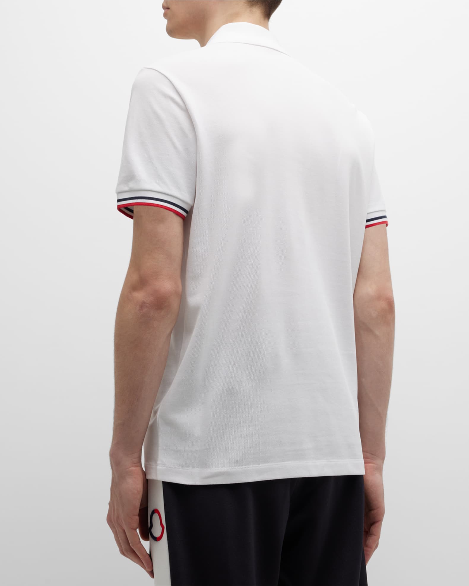 Moncler Men's Triple Tip Polo Shirt | Neiman Marcus