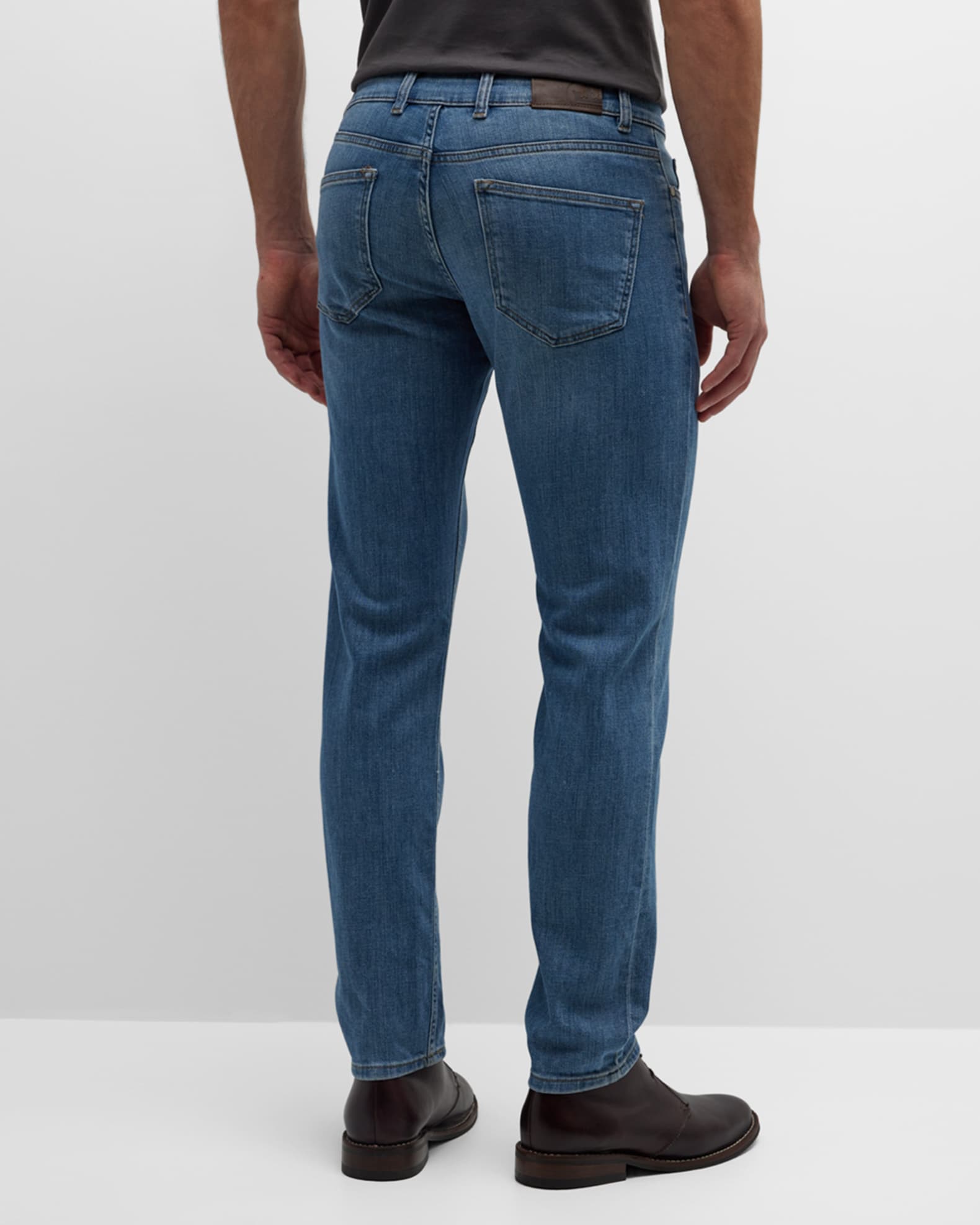 Peter Millar Men's Stretch Denim 5-Pocket Jeans | Neiman Marcus