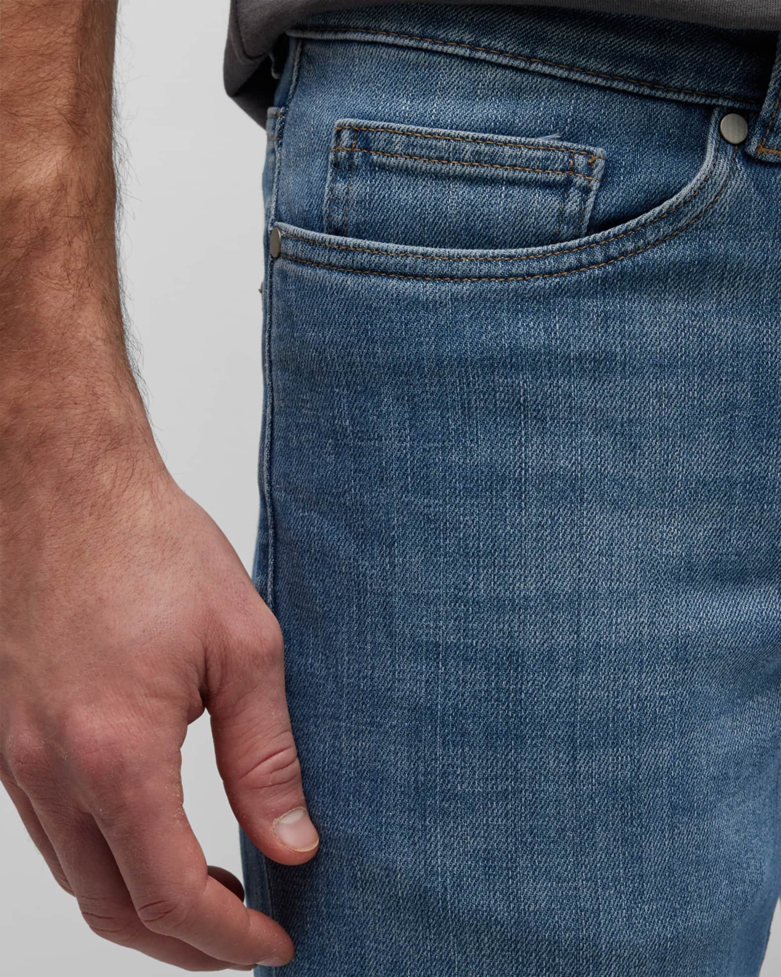 Peter Millar Men's Stretch Denim 5-Pocket Jeans | Neiman Marcus