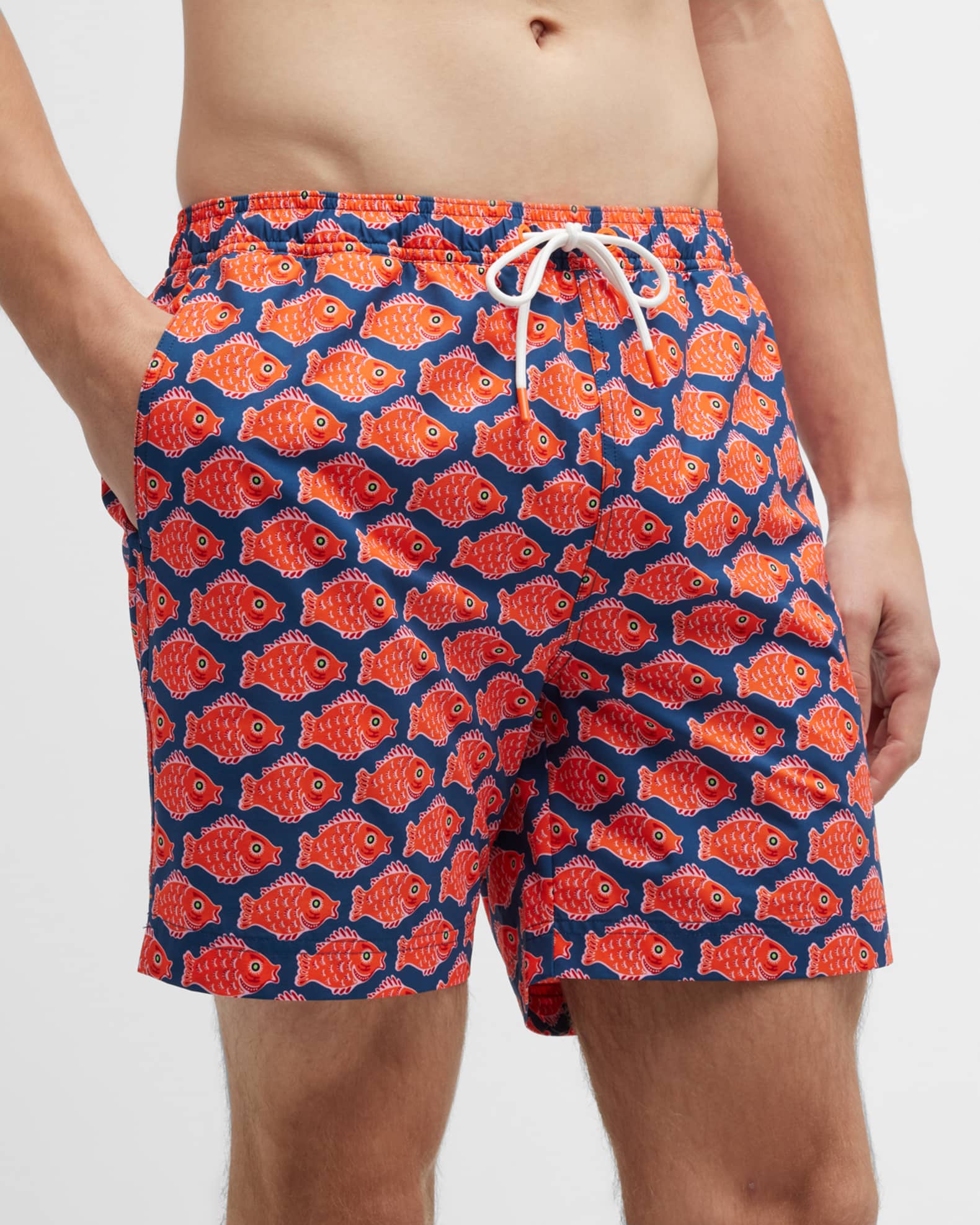 Swims Men's Nuotare Fish Swim Shorts | Neiman Marcus