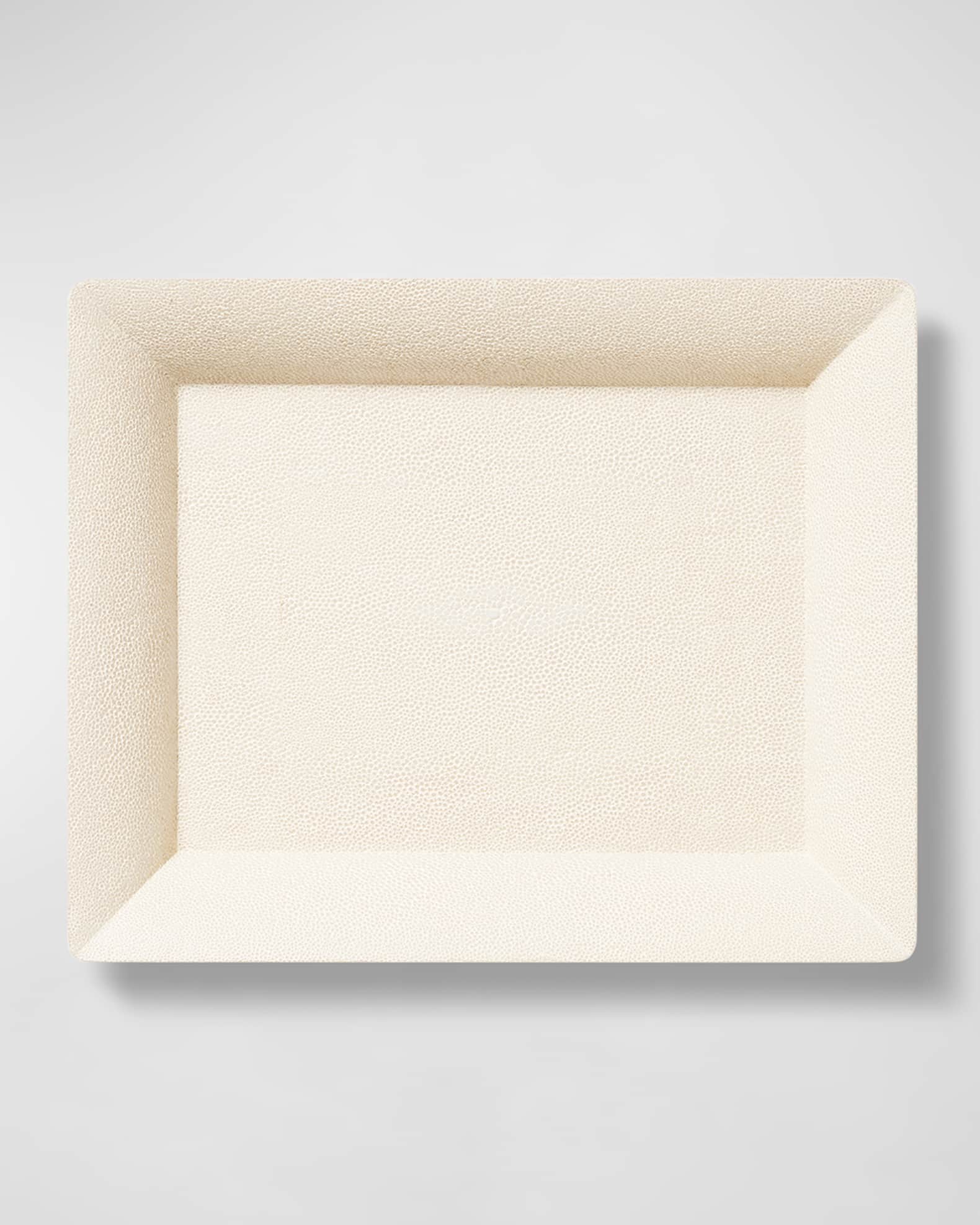 AERIN Faux Shagreen Small Tray | Neiman Marcus