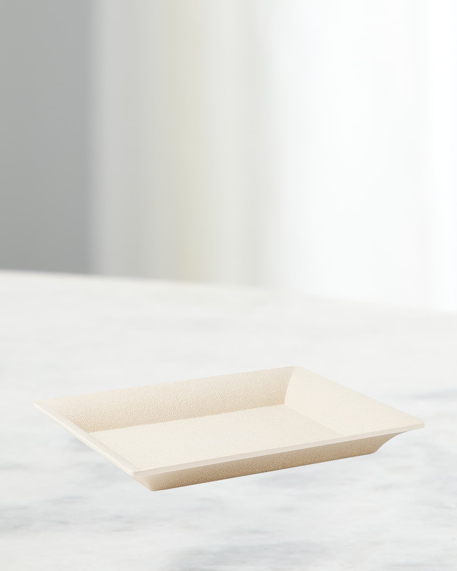 AERIN Faux Shagreen Small Tray | Neiman Marcus