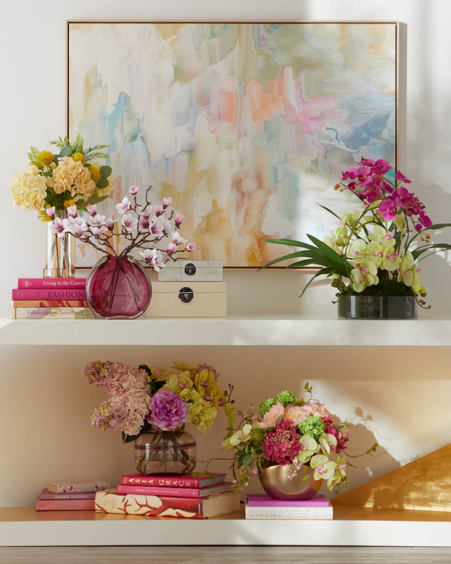 John-Richard Collection French Flamingo Faux-Floral Arrangement ...