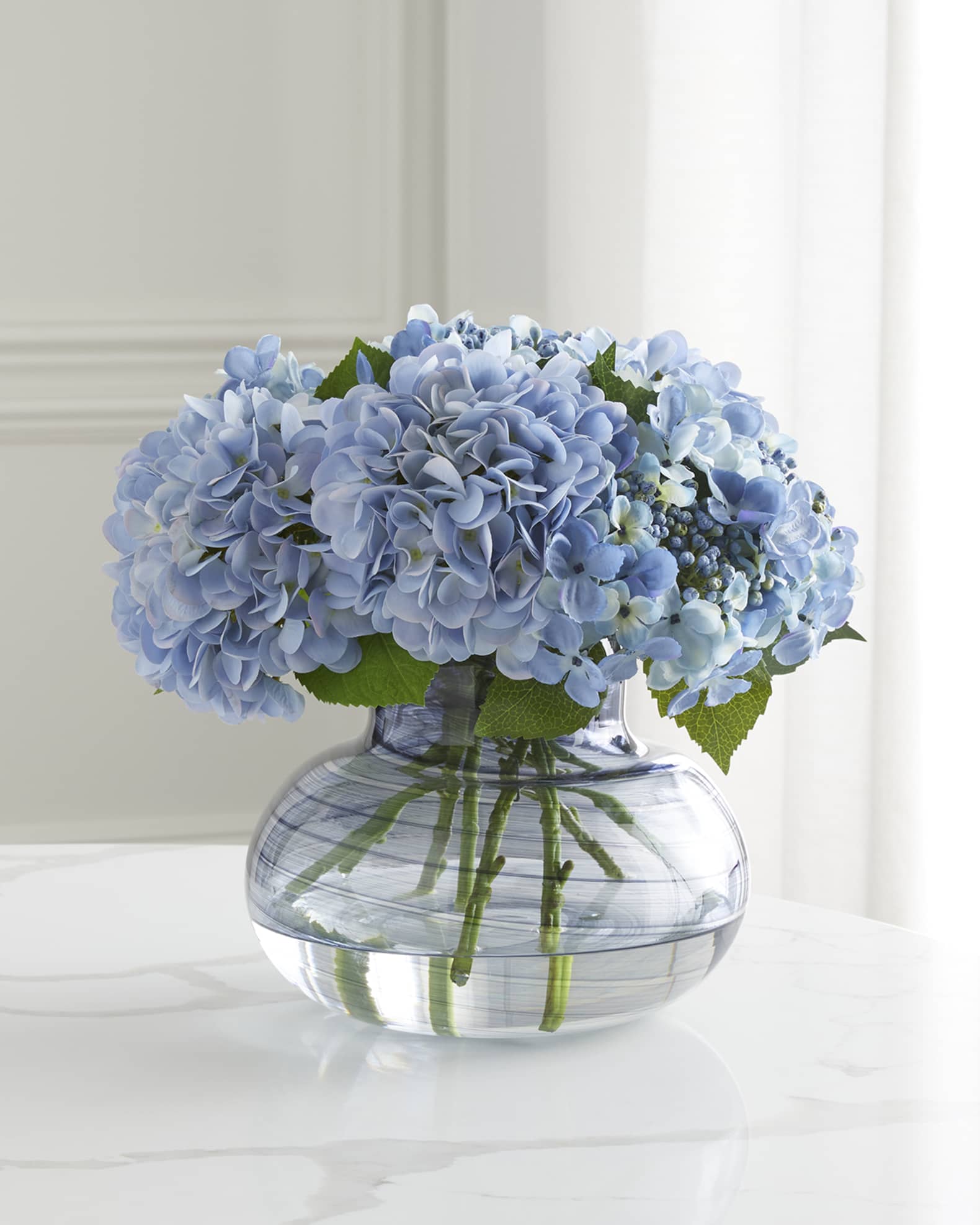 John-Richard Collection German Hydrangea Floral Arrangement | Neiman Marcus