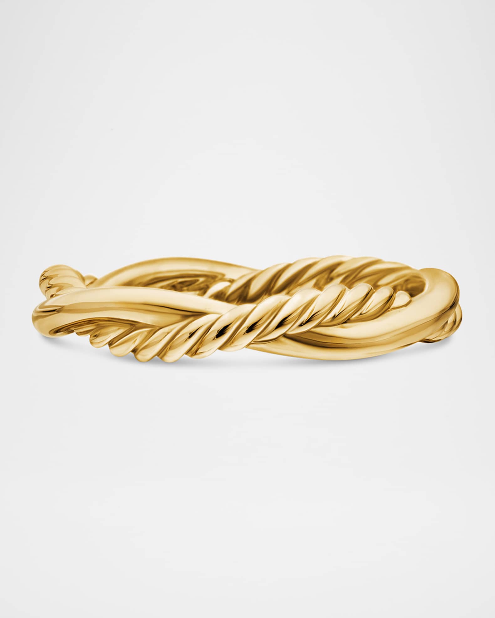 Petite Infinity Bands with Diamonds in 18K Gold | Neiman Marcus