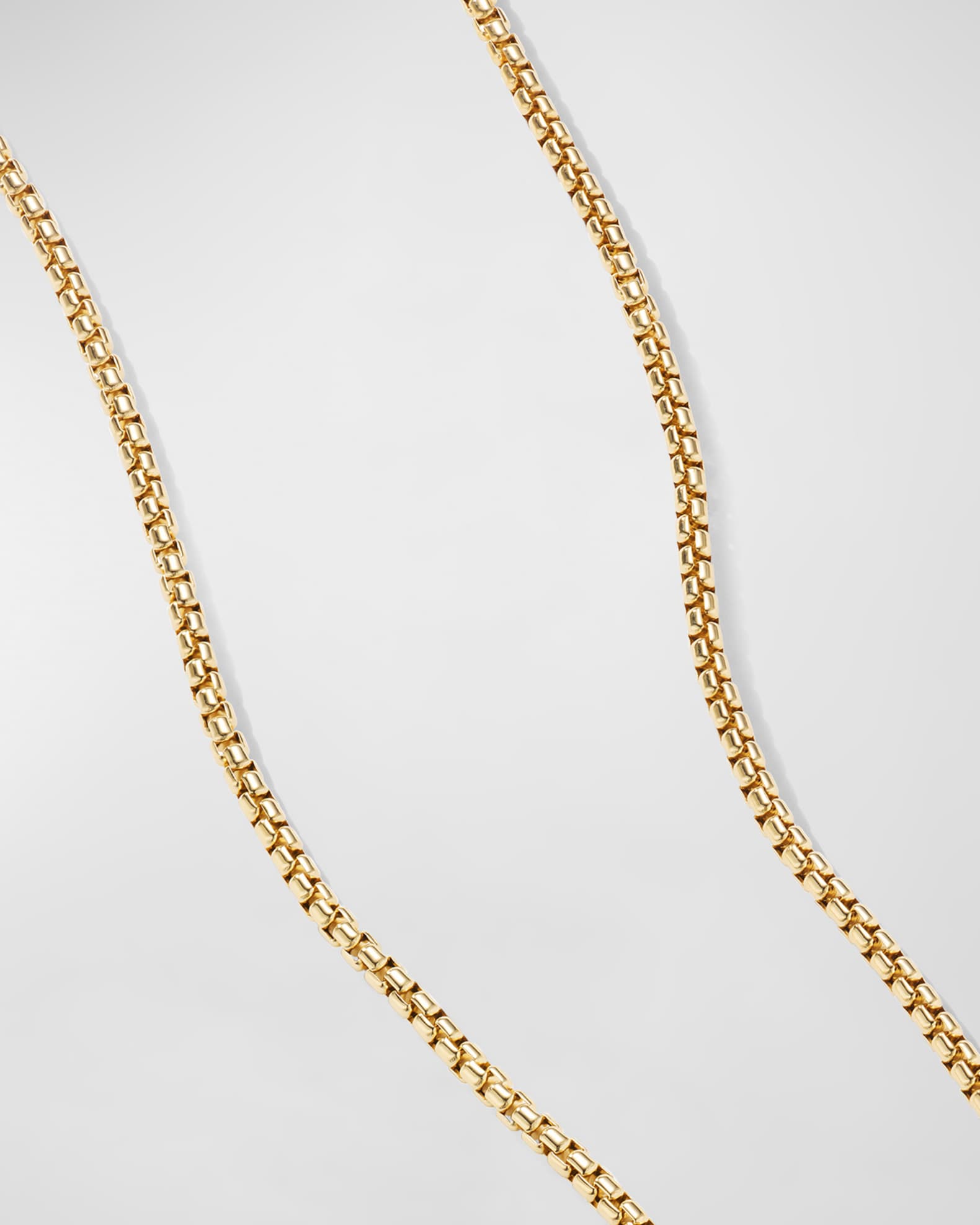 David Yurman Men's Box Chain Necklace in 18K Gold, 2.7mm, 18"L | Neiman ...