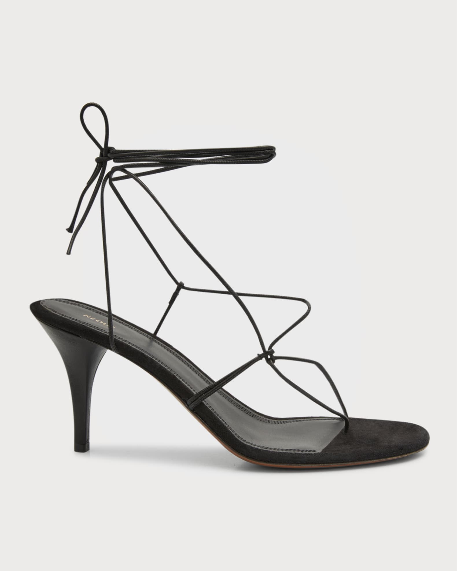 Neous Giena Strappy Leather Ankle-Tie Sandals | Neiman Marcus