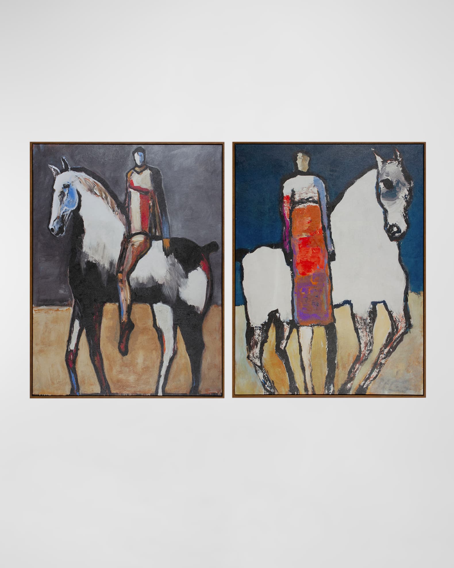 Horse and Rider Wall Art Collection | Neiman Marcus