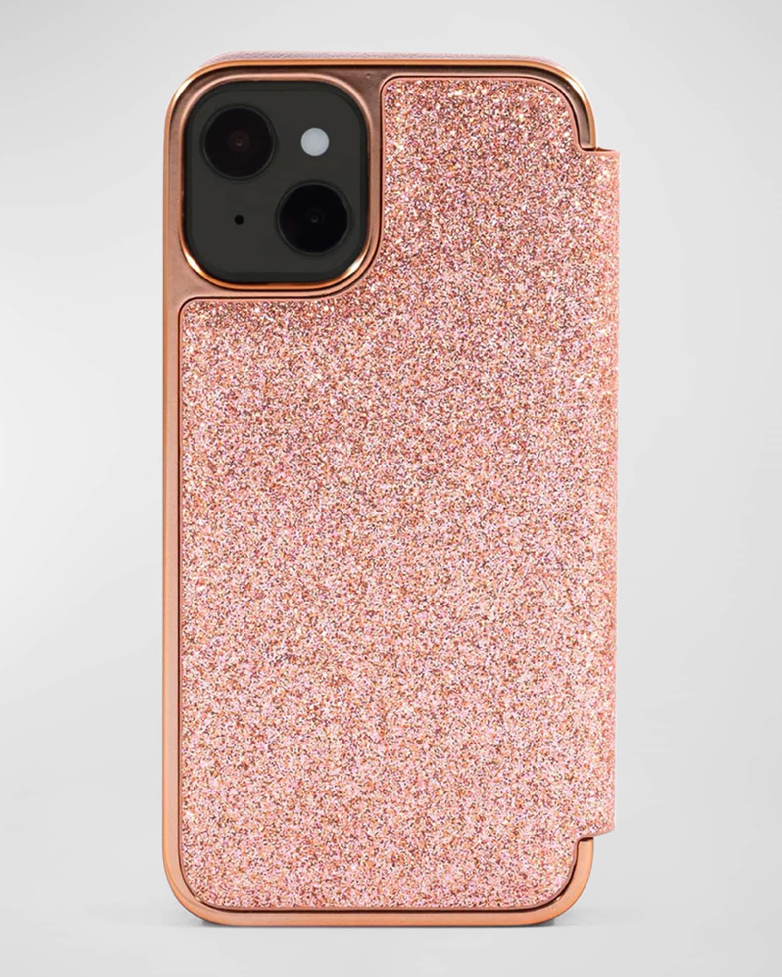 Ted Baker Glitter Mirror Folio iPhone 13/14 Case | Neiman Marcus