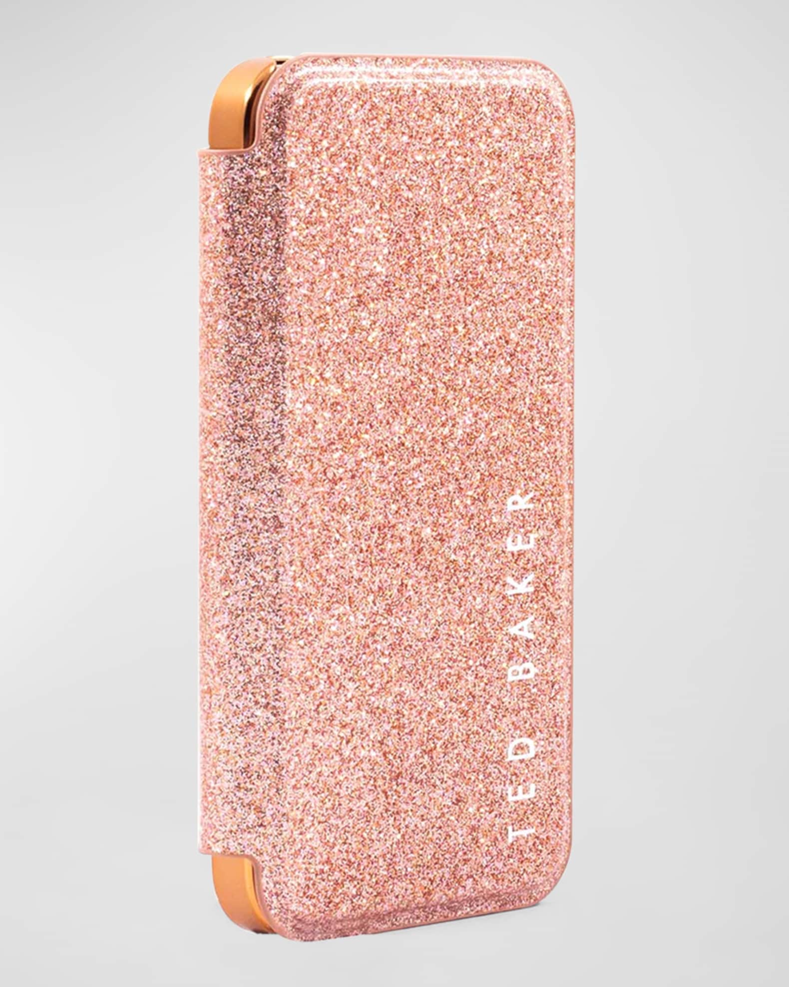 Ted Baker Glitter Mirror Folio iPhone 14 Plus Case | Neiman Marcus