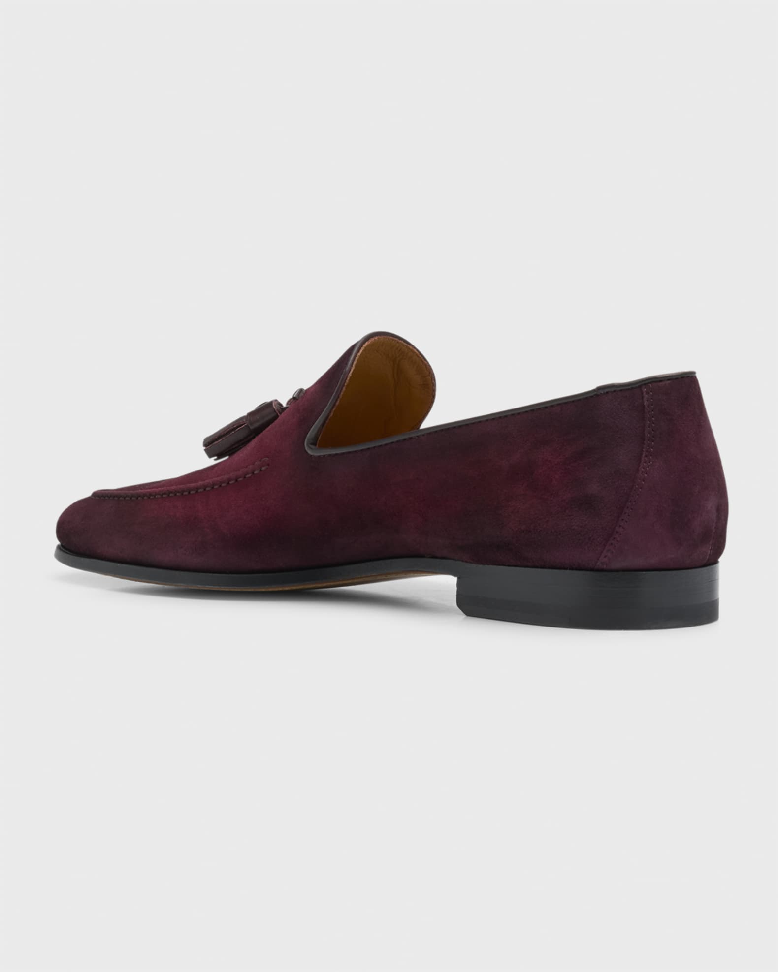 Magnanni Men's Seneca Suede Tassel Loafers | Neiman Marcus