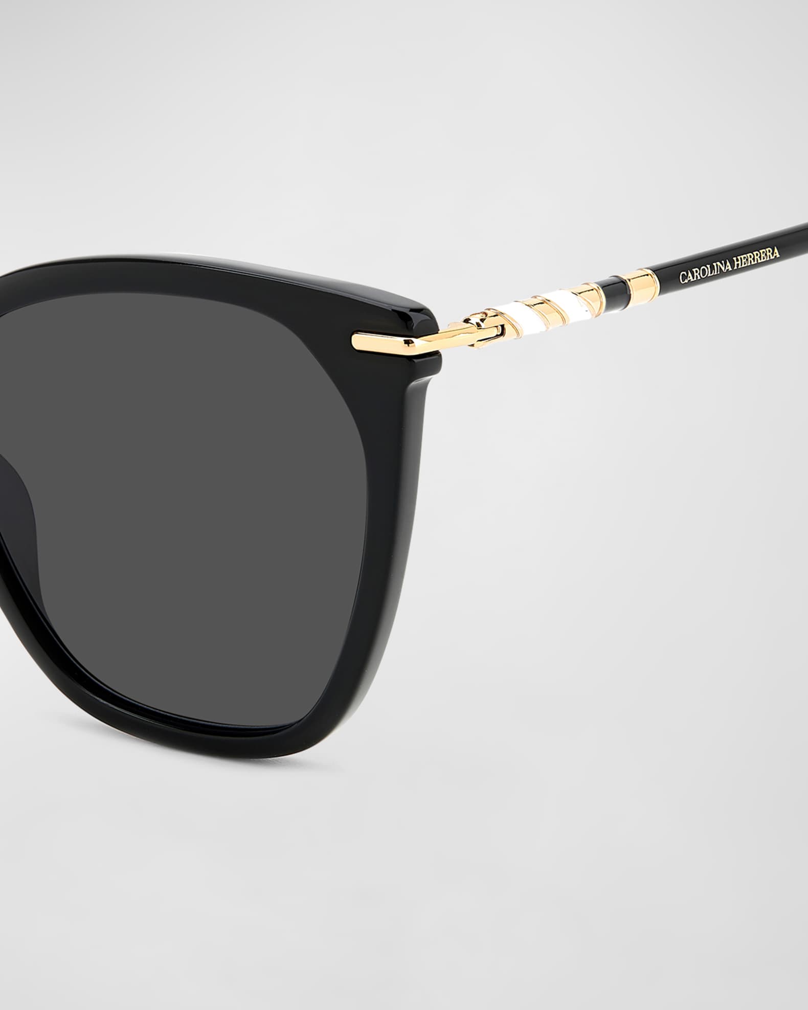 Carolina Herrera Multi-Color Acetate Cat-Eye Sunglasses | Neiman Marcus