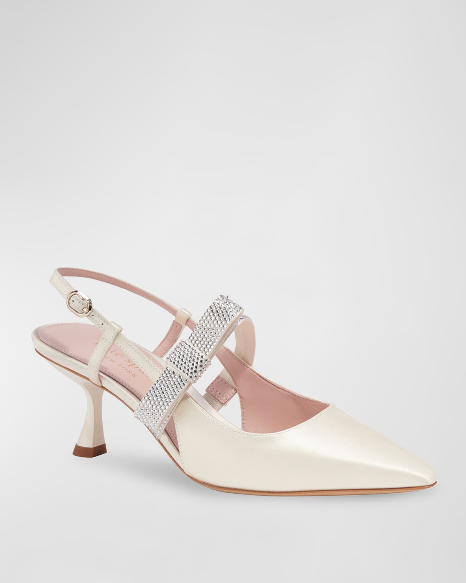 kate spade new york maritza pave bow slingback pumps | Neiman Marcus
