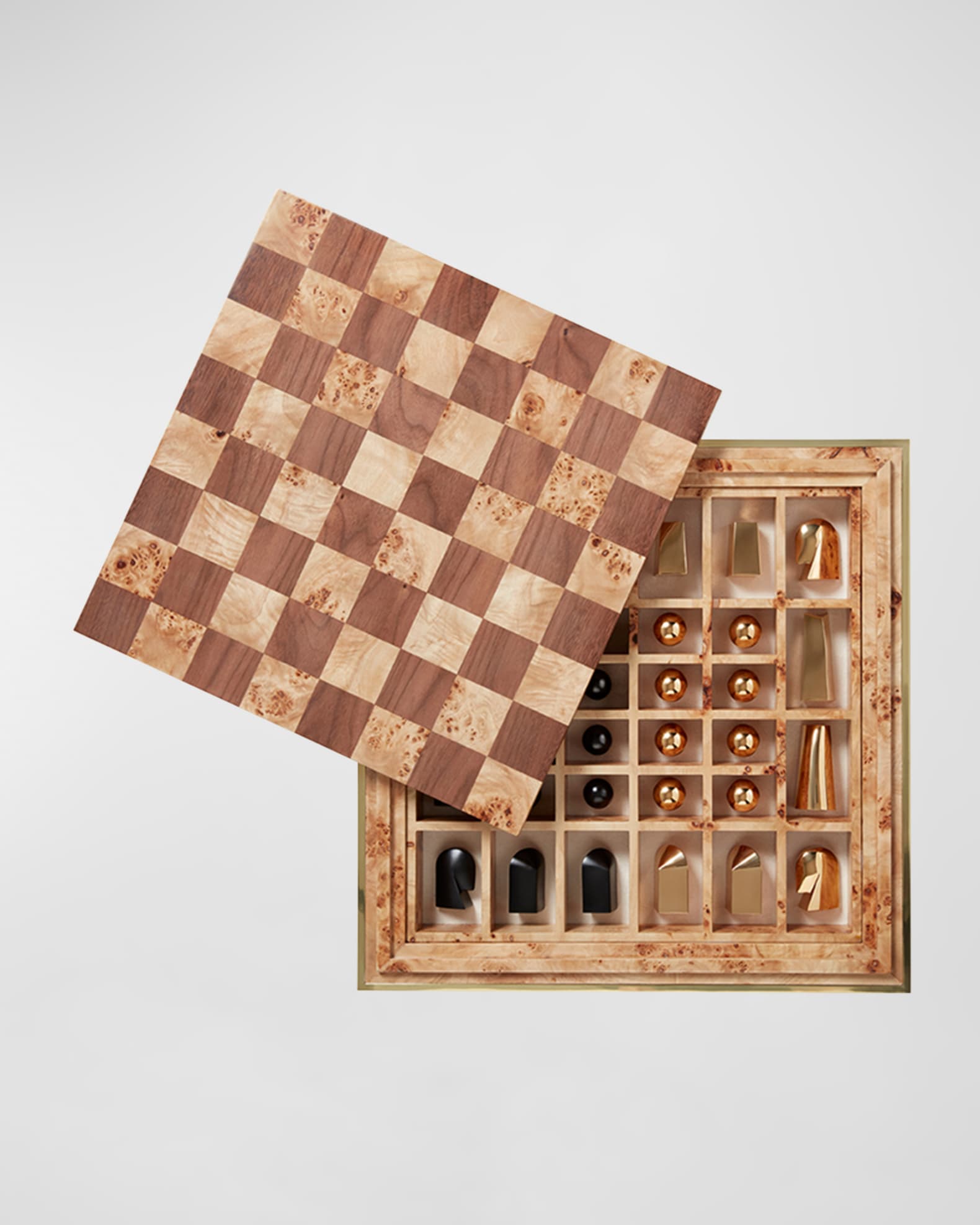 AERIN Colette Cane Chess Set | Neiman Marcus